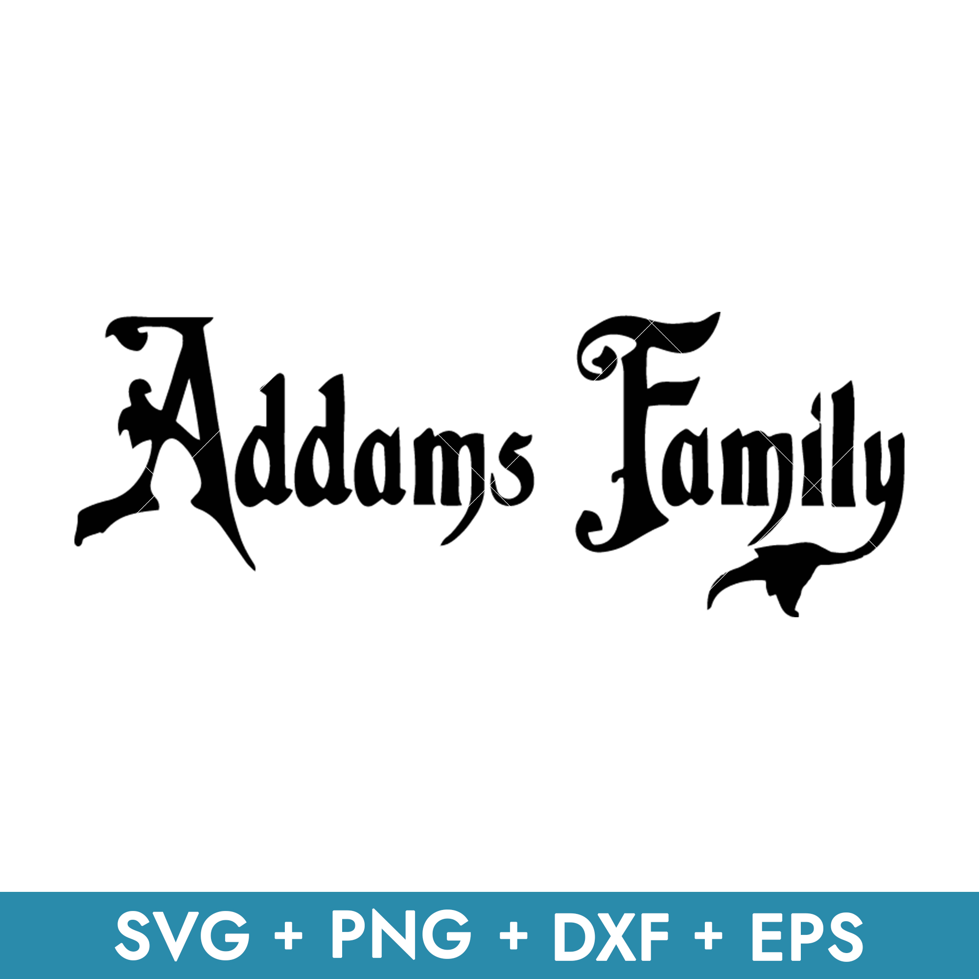 Addmas Family Logo Svg, Wednesday Addams Svg, The Addams Fam | Inspire ...