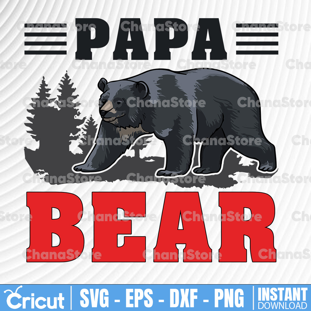 Papa Bear SVG, Daddy SVG, Dad To Be svg, Daddy svg Design, | Inspire Uplift