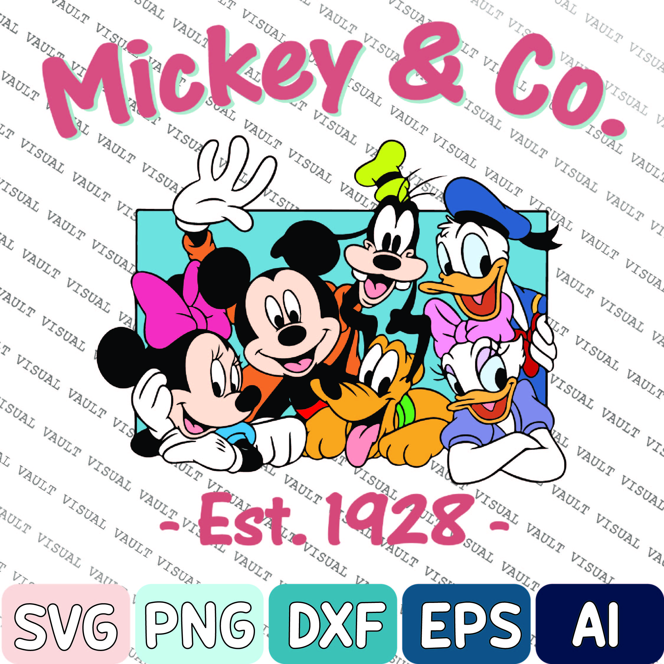 Company Est 1928 Vintage Cartoon Svg, Family Vacation Svg, F | Inspire ...