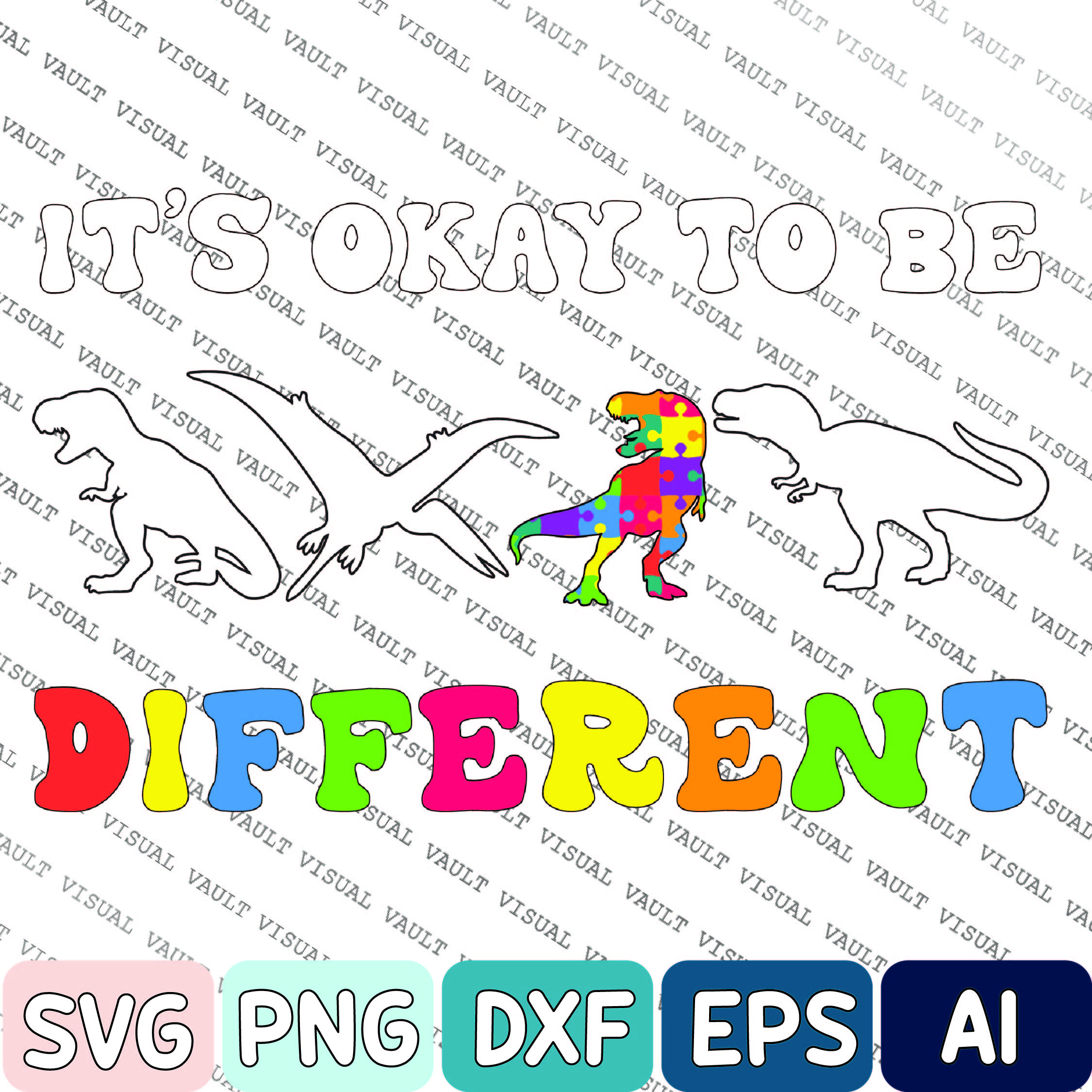 It's Okay To Be Different Svg, Autism Kids Svg, Autism Aware | Inspire ...