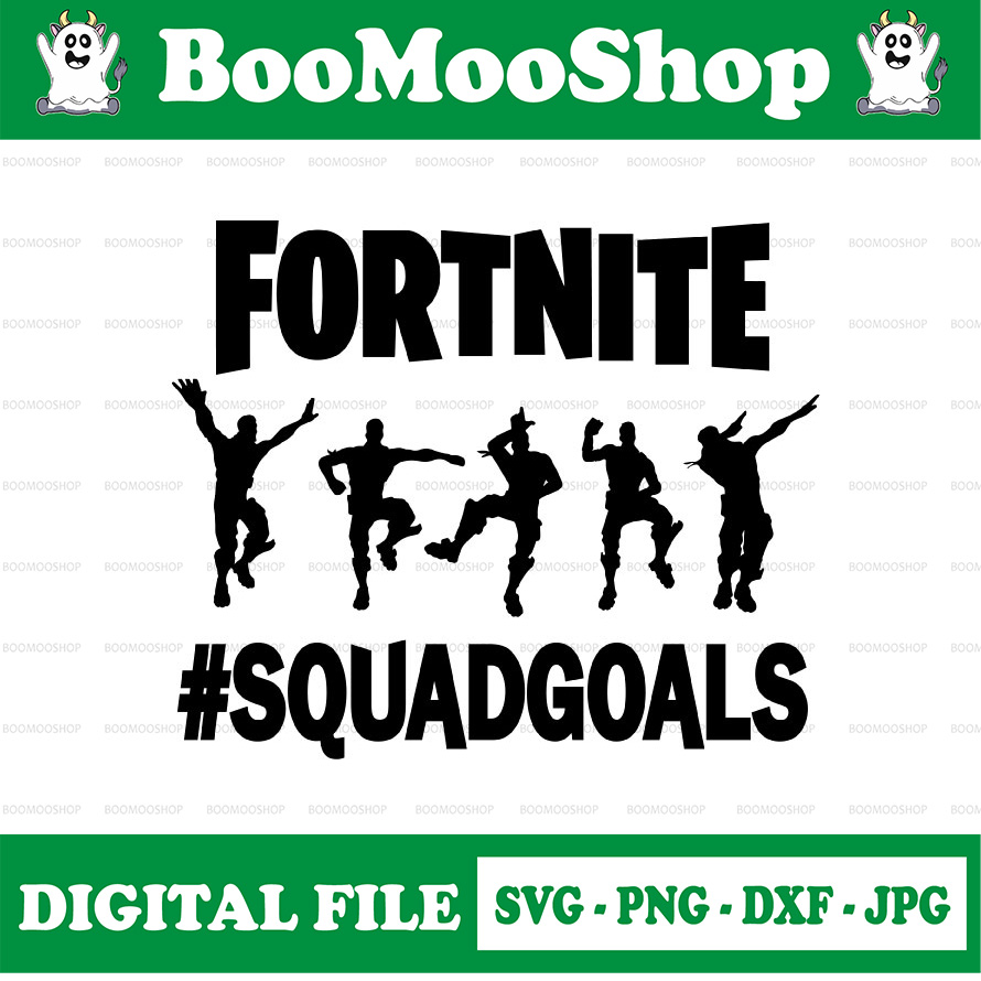 Fortnight Squad Goals SVG, Fortnight svg, Fort, Nite svg , F | Inspire ...