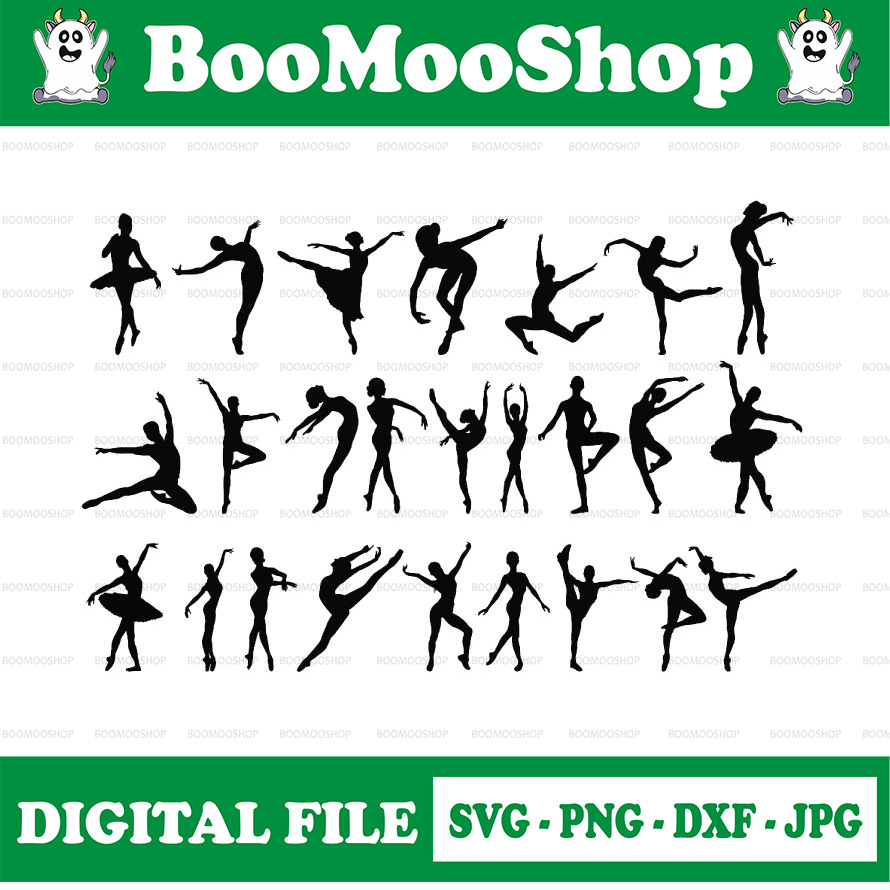 Ballet Dancer Bundle Pack -SVG, PNG, DXF,Eps - Digital Desig | Inspire ...