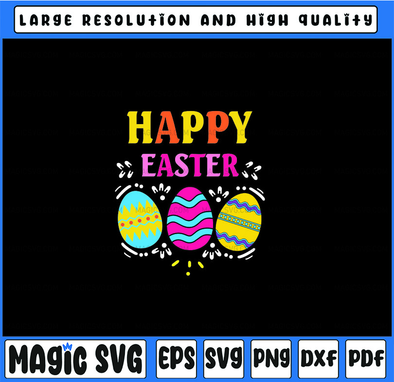 Happy Easter Digital Download, Easter, Happy Easter, PNG, Cl | Inspire ...