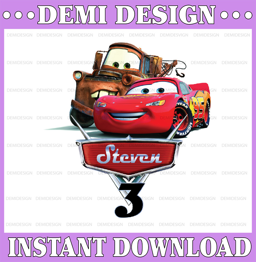 Personalized Disney Cars Birthday Png , Cars Birthday Png , - Inspire ...