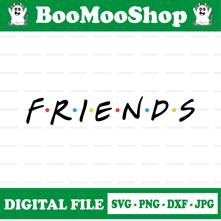 Friends Logo Image Svg Friend TV Show eps Vector Download Fi | Inspire ...