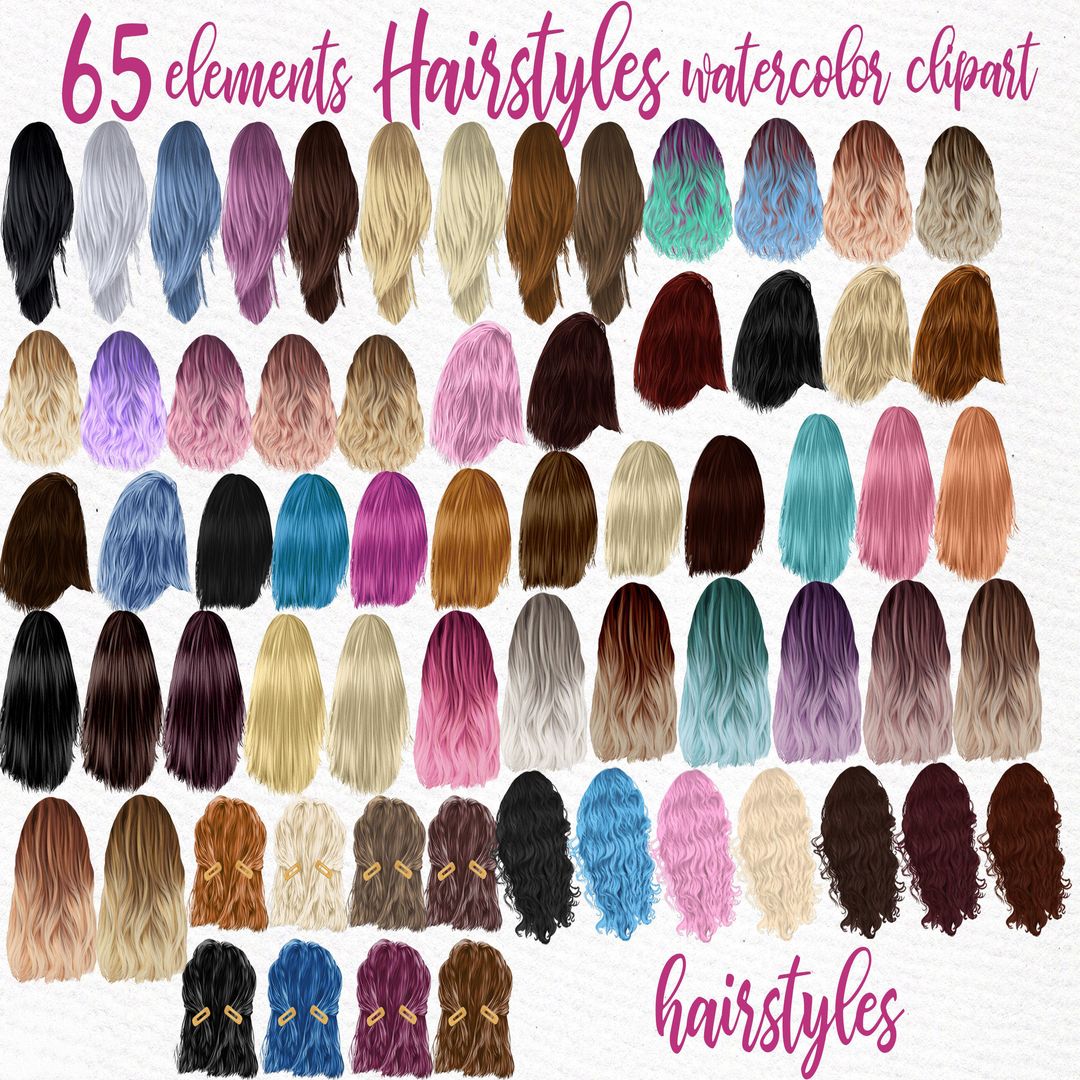 Hairstyles clipart: "OMBRE HAIRSTYLES" Custom hairstyles Lon | Inspire ...
