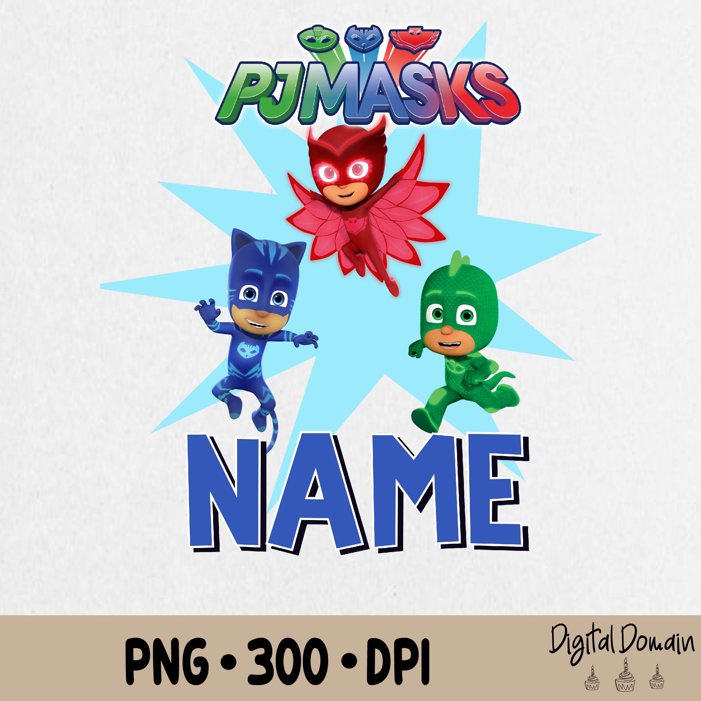 PJ Masks Birthday Png , PJ Masks Family Birthday Png, PJ Mas - Inspire ...