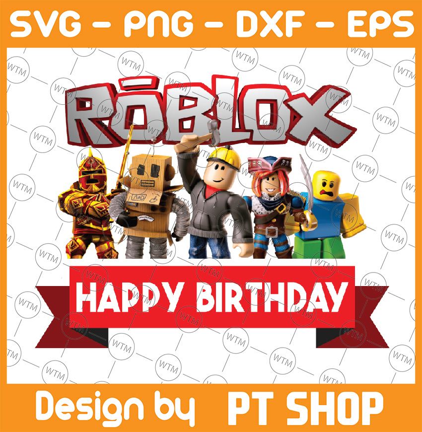 Personalised Roblox Birthday Png, Custom Birthday Roblox Png - Inspire ...