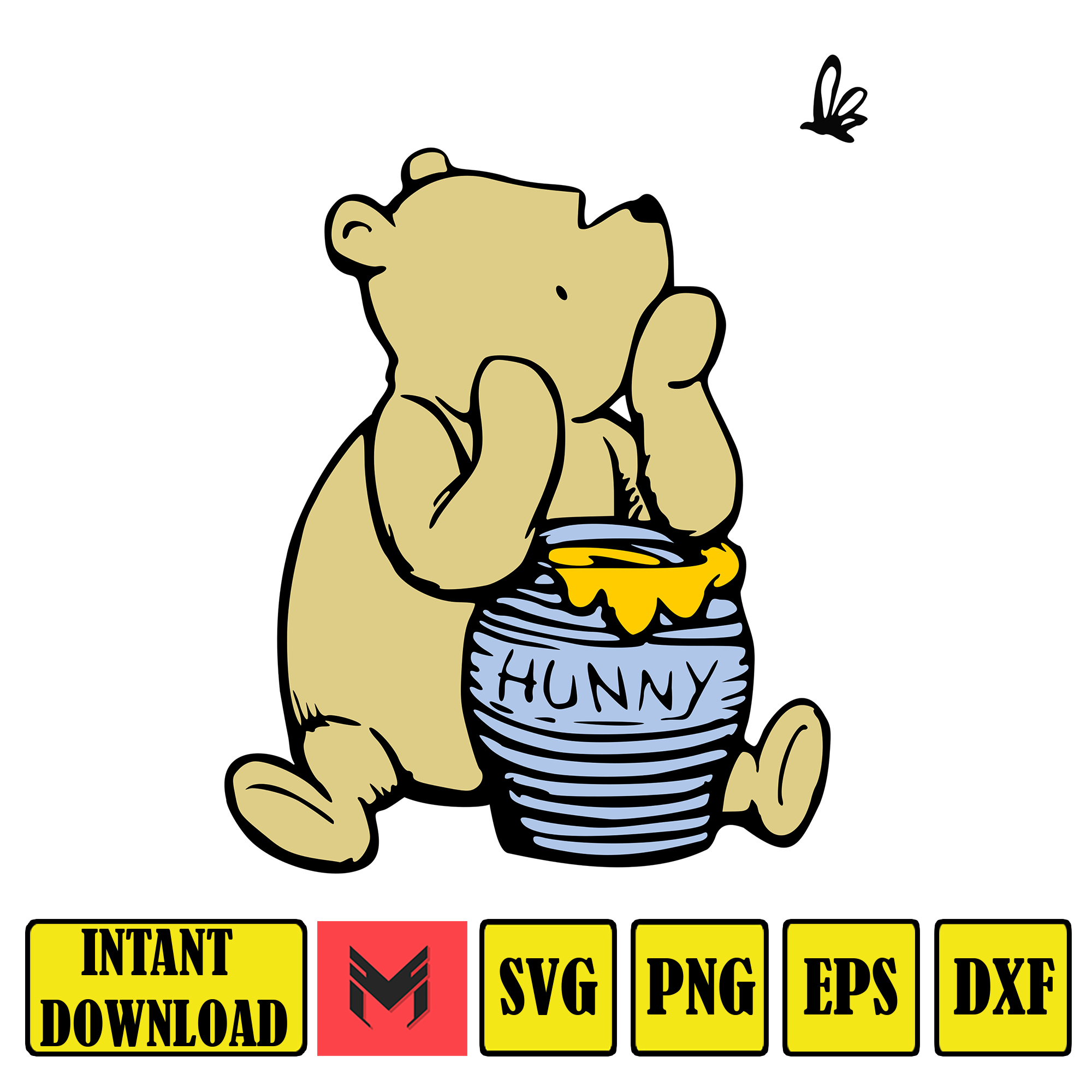 Winnie the pooh svg, Tigger svg, Eeyore svg, piglet svg, Poo - Inspire ...