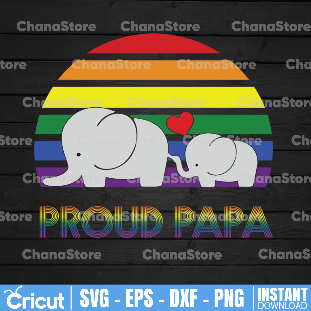 Pround Papa Png, Proud Ally LGBTQ Pride Month Png, Support L - Inspire ...