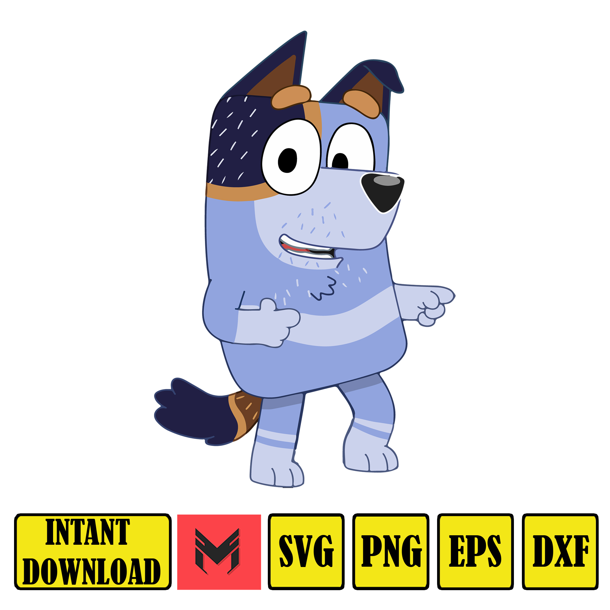 Bluey Svg, Cartoon Svg, Bluey Svg, Cartoon Svg, Bluey Svg, B | Inspire ...