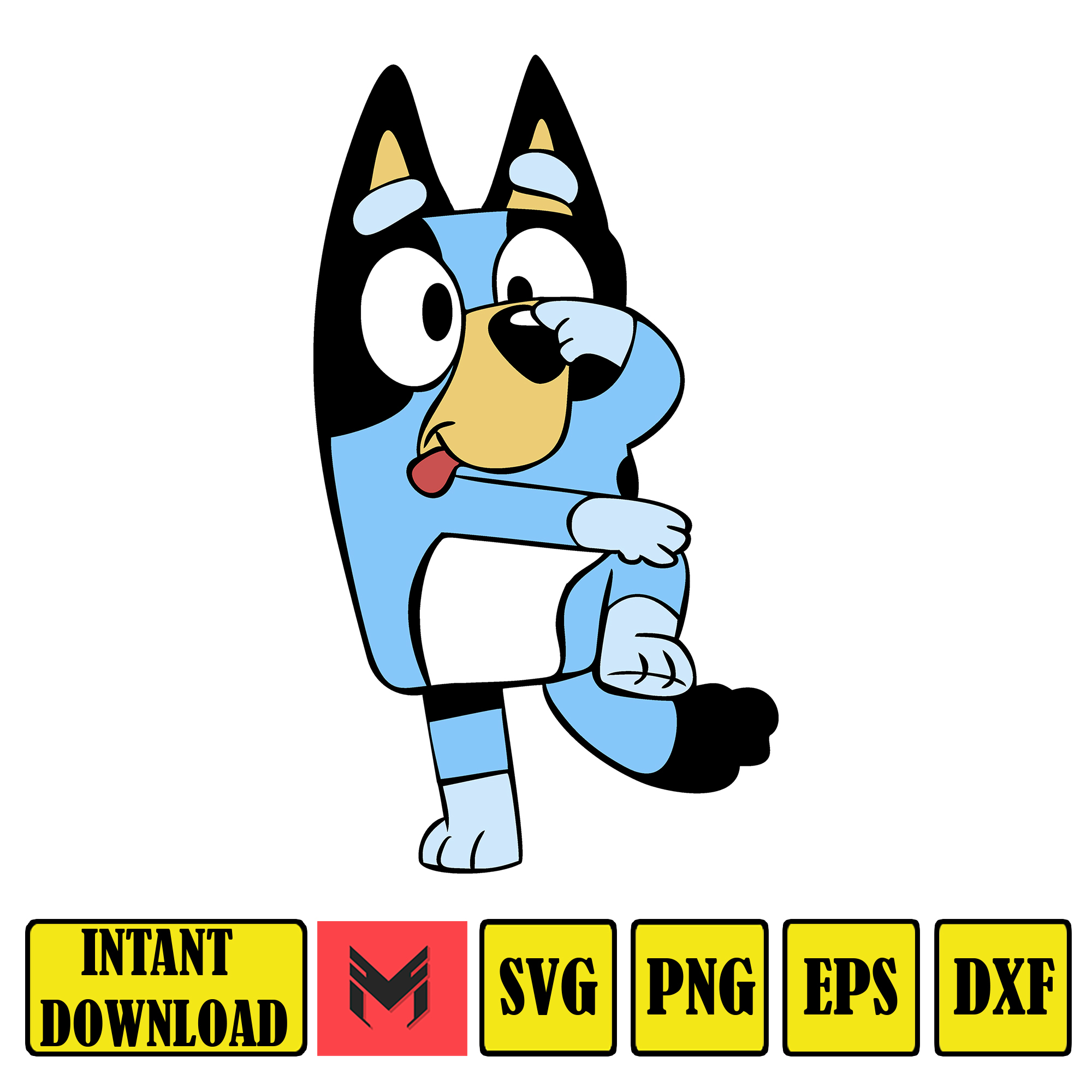 Bluey Svg, Cartoon Svg, Bluey Svg, Cartoon Svg, Bluey Svg, B - Inspire ...
