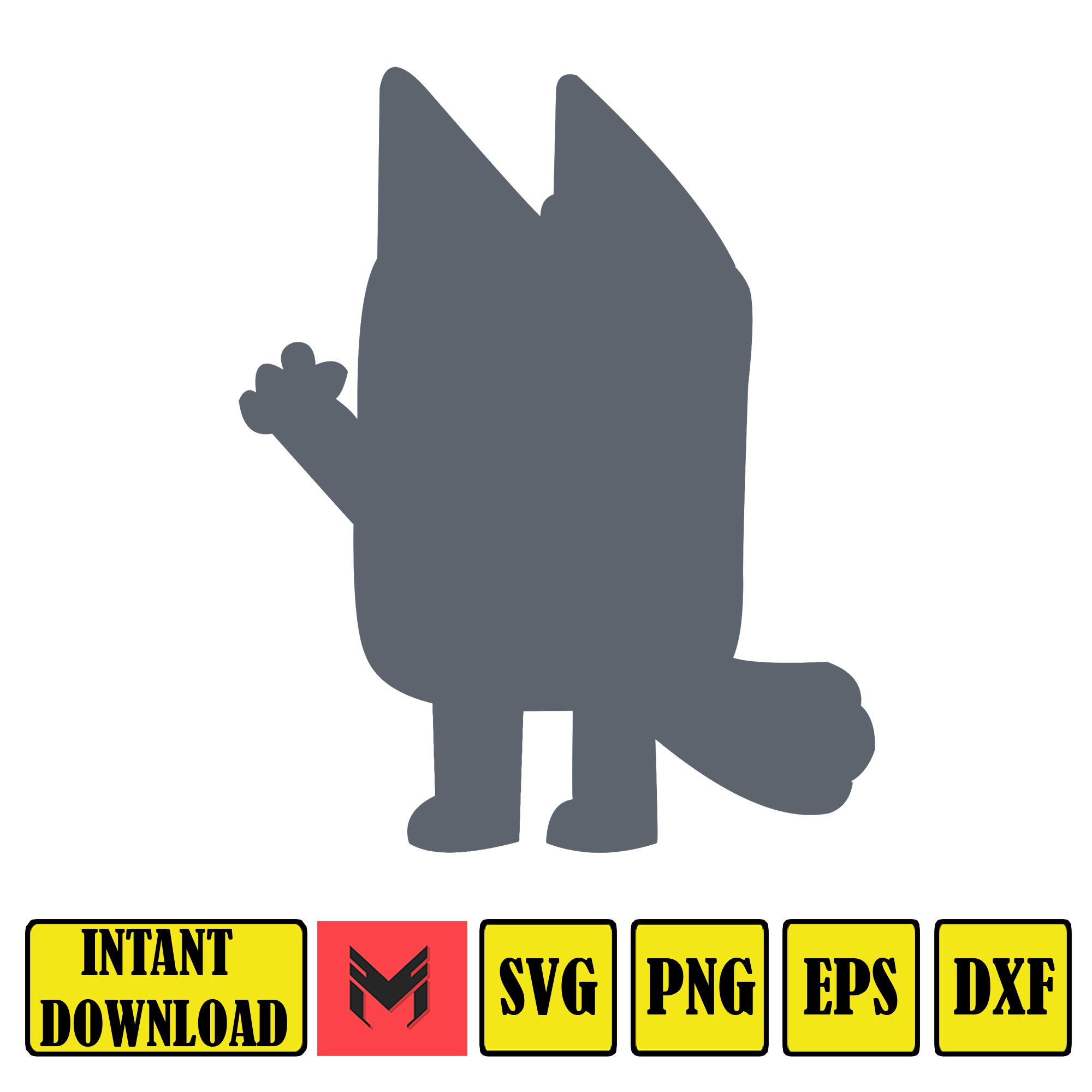 Bluey Svg, Cartoon Svg, Bluey Svg, Cartoon Svg, Bluey Svg, B - Inspire ...