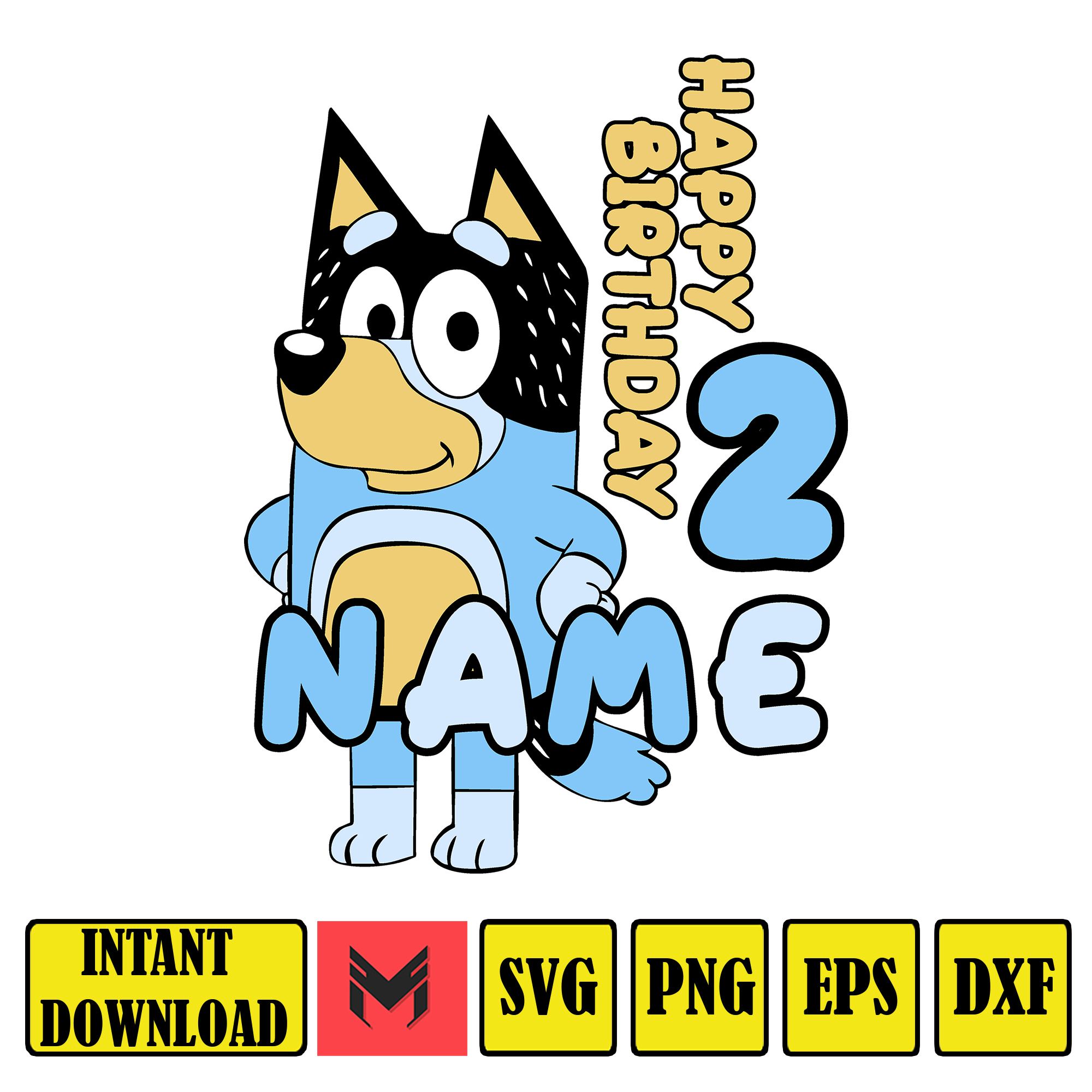 Bluey Svg, Cartoon Svg, Bluey Svg, Cartoon Svg, Bluey Svg, B - Inspire ...