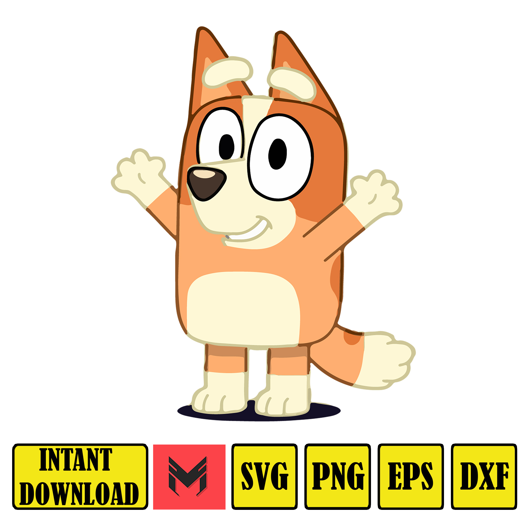 Bluey Svg, Cartoon Svg, Bluey Svg, Cartoon Svg, Bluey Svg, B | Inspire ...