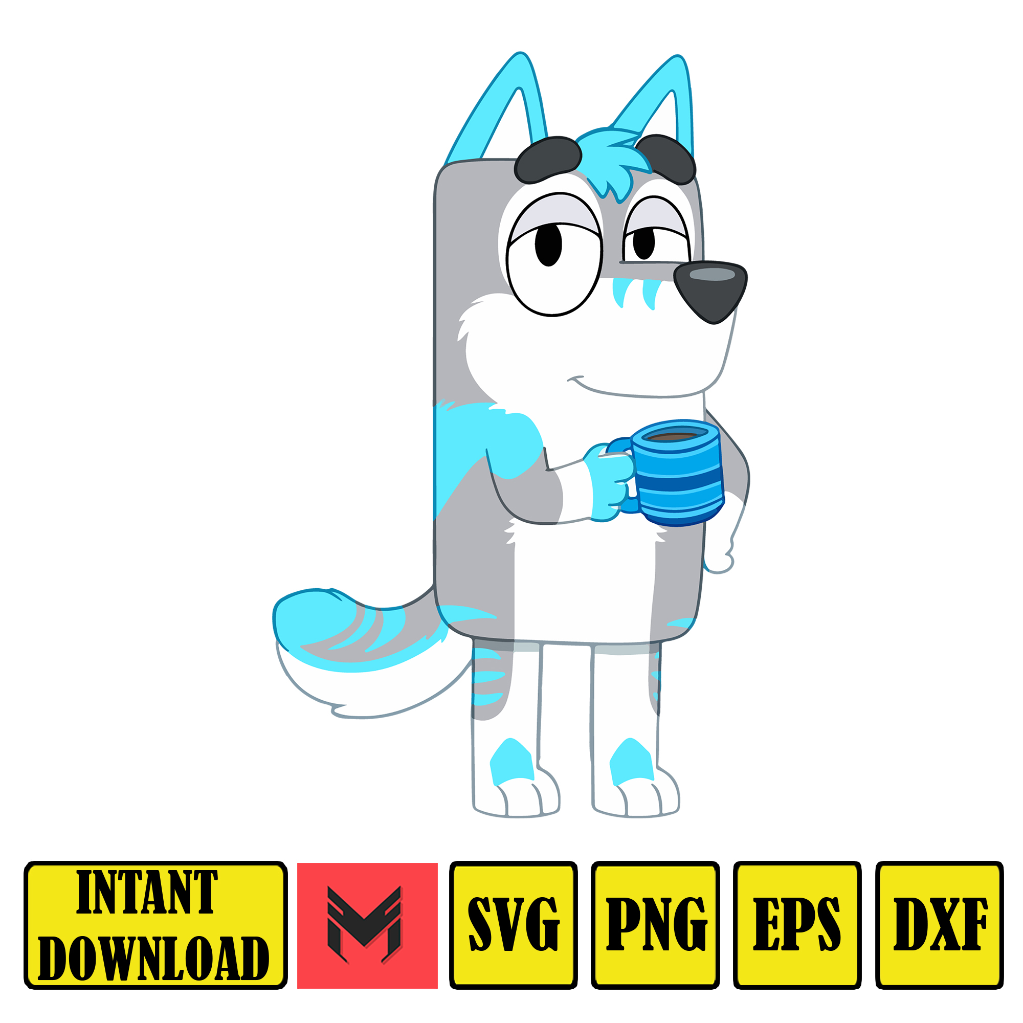 Bluey Svg, Cartoon Svg, Bluey Svg, Cartoon Svg, Bluey Svg, B - Inspire ...