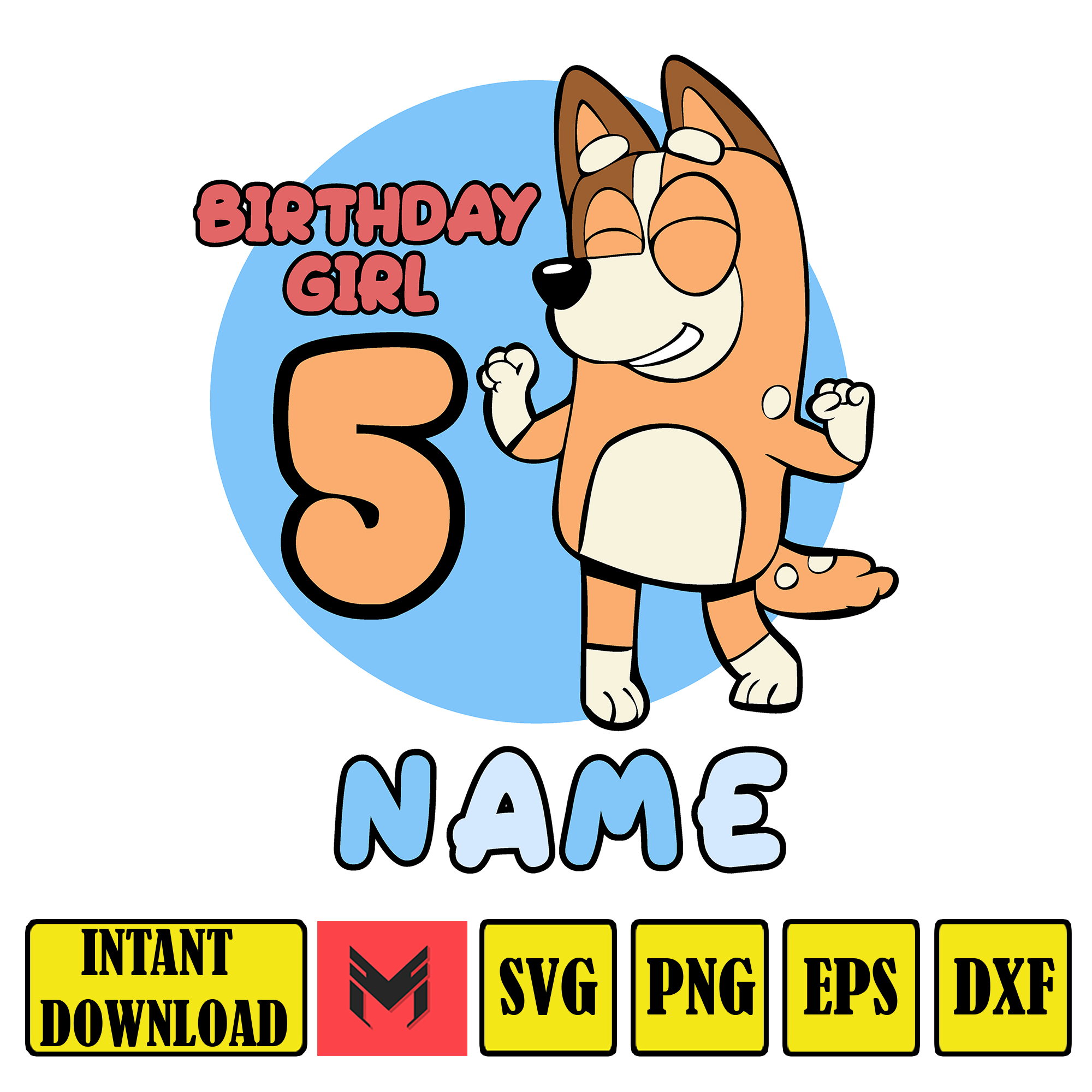 Bluey Svg, Cartoon Svg, Bluey Svg, Cartoon Svg, Bluey Svg, B - Inspire ...