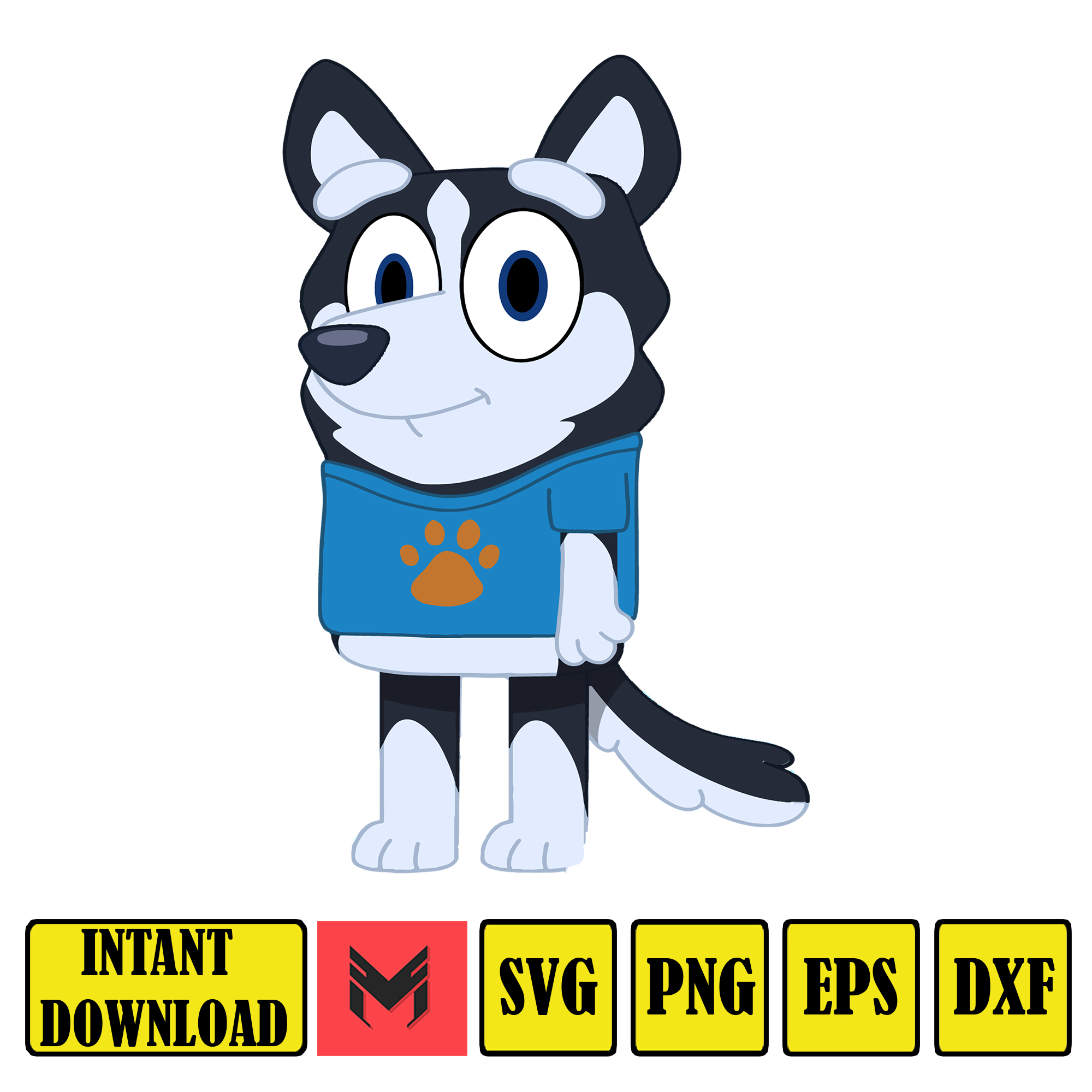 Bluey Svg, Cartoon Svg, Bluey Svg, Cartoon Svg, Bluey Svg, B - Inspire ...