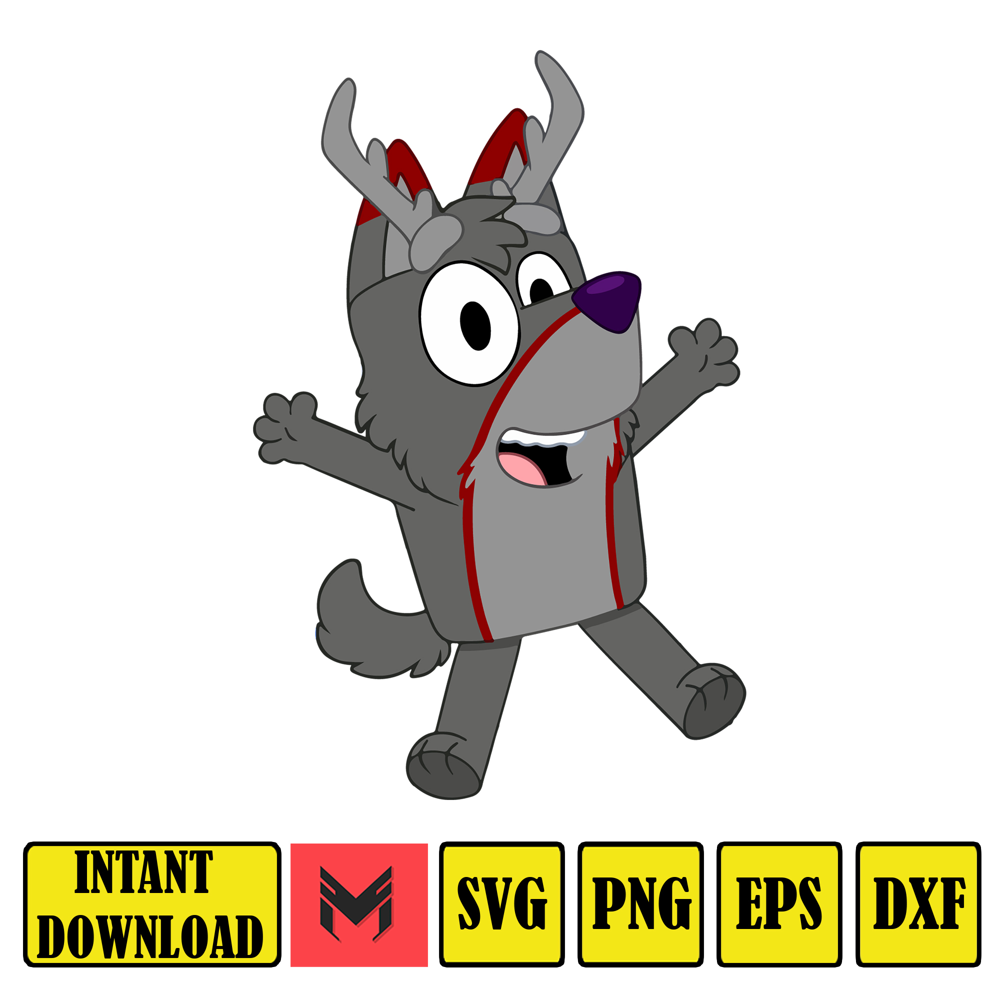 Bluey Svg, Cartoon Svg, Bluey Svg, Cartoon Svg, Bluey Svg, B | Inspire ...