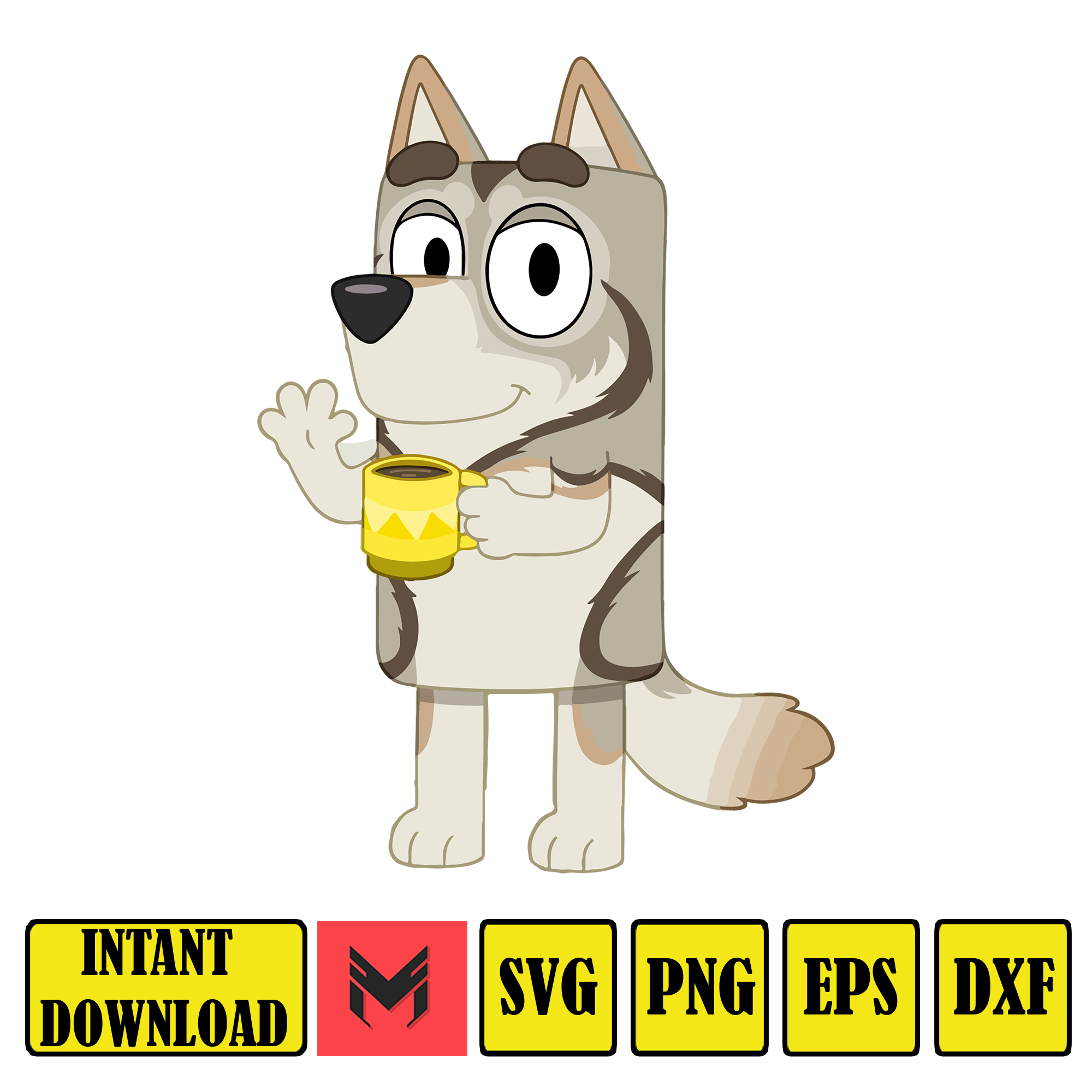 Bluey Svg, Cartoon Svg, Bluey Svg, Cartoon Svg, Bluey Svg, B - Inspire ...