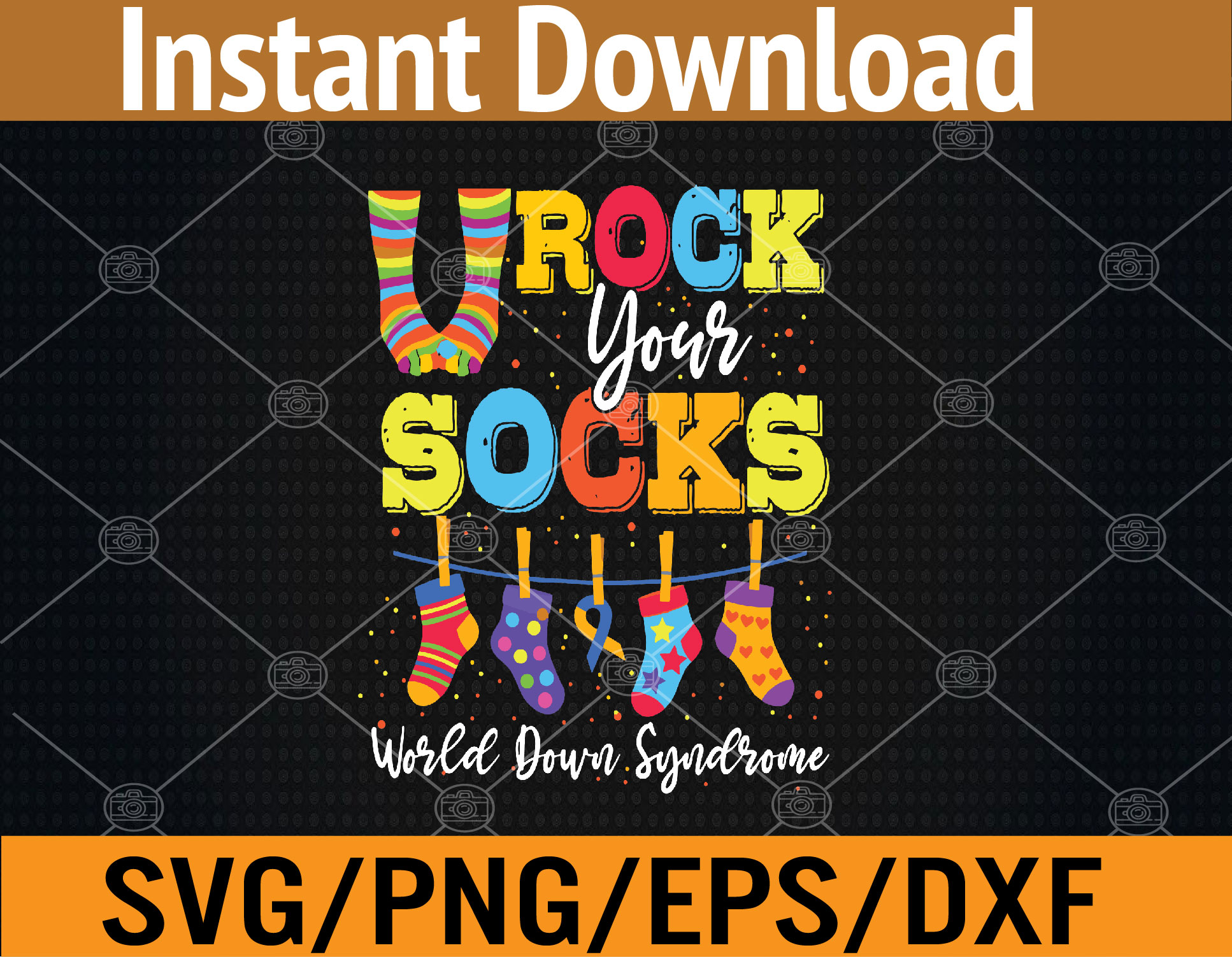 World Down Syndrome Day Rock Your Socks Awareness Svg, Eps, | Inspire ...