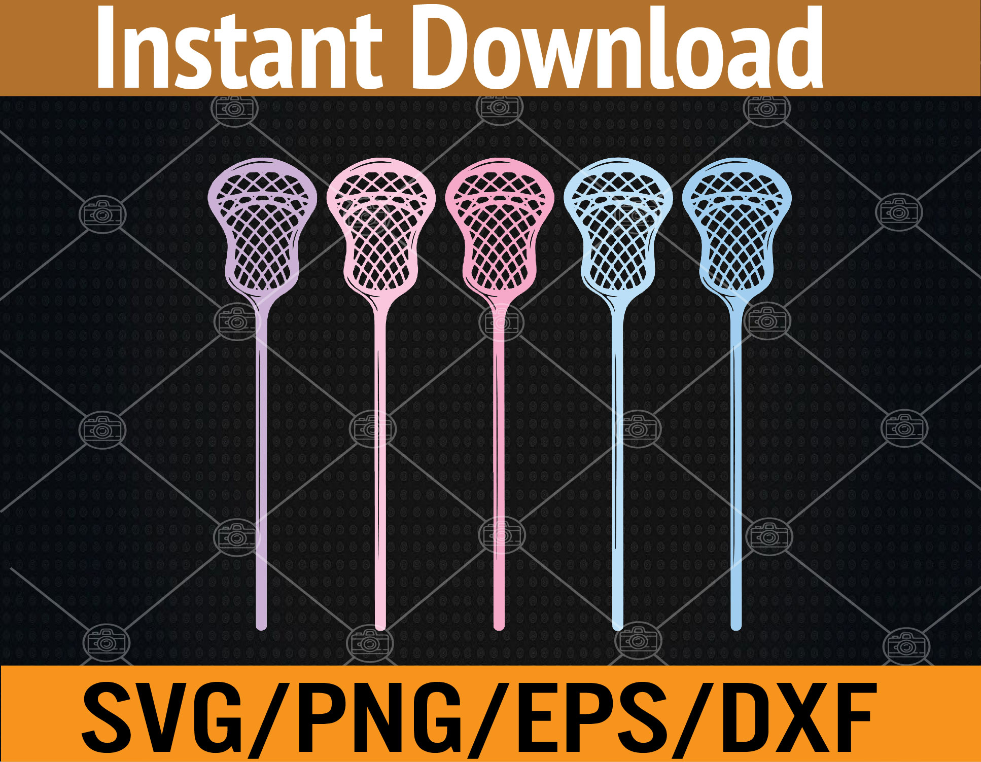 Lacrosse Lacrosse Sticks woman girls retro Svg, Eps, Png, Dx | Inspire ...
