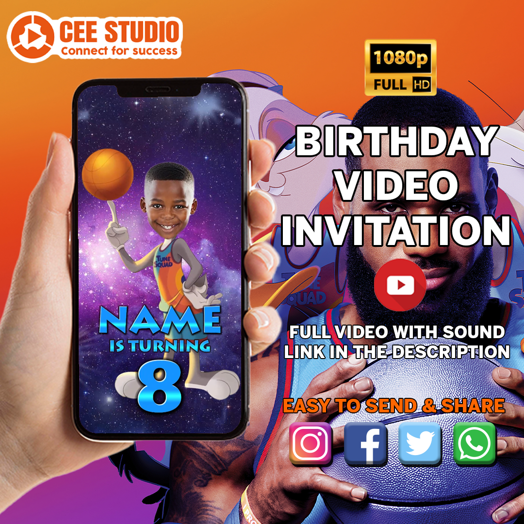 Animated Birthday invitation, birthday party invite, invitat | Inspire ...