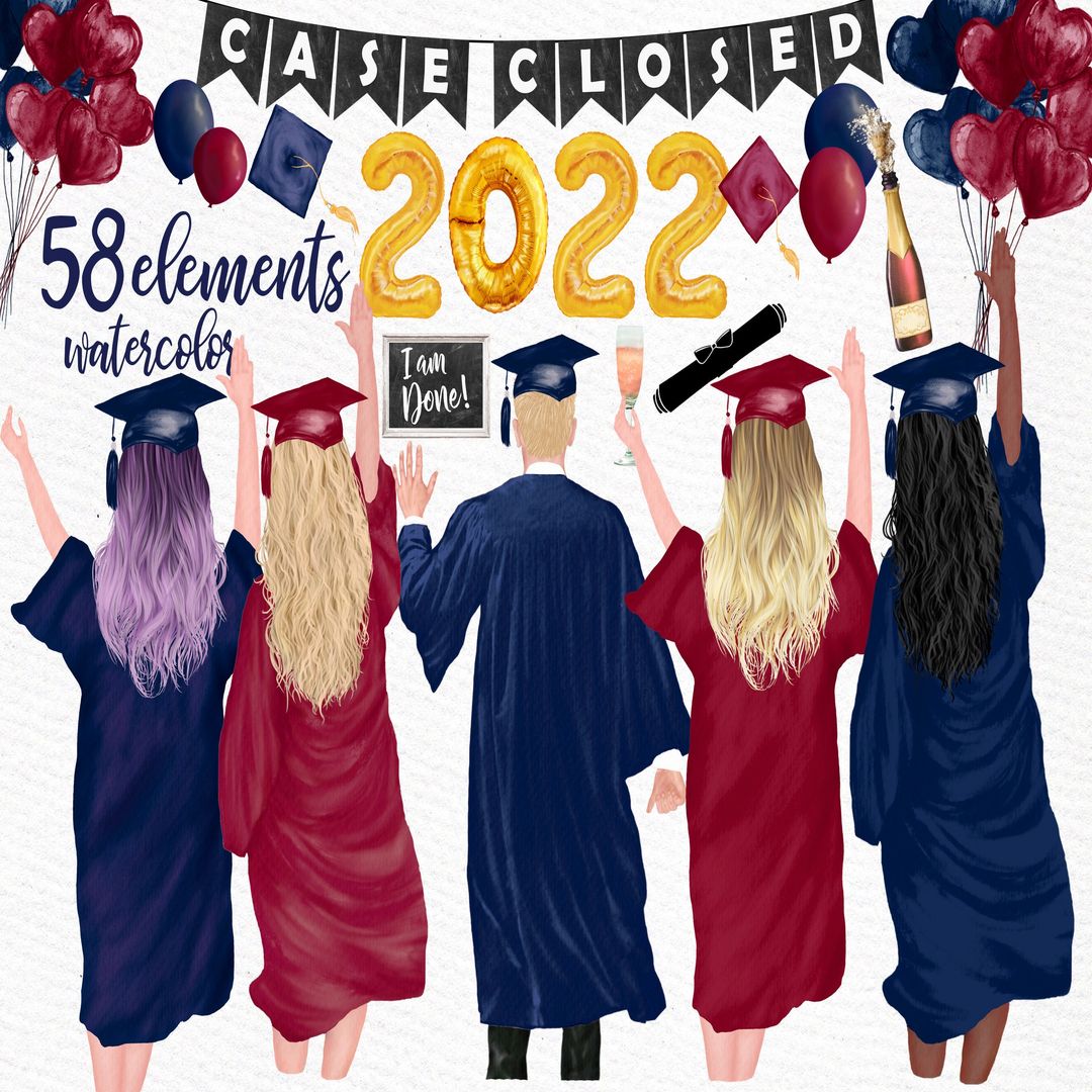 Graduation Clipart: "GRADUATING STUDENTS" Graduate Congrats - Inspire ...