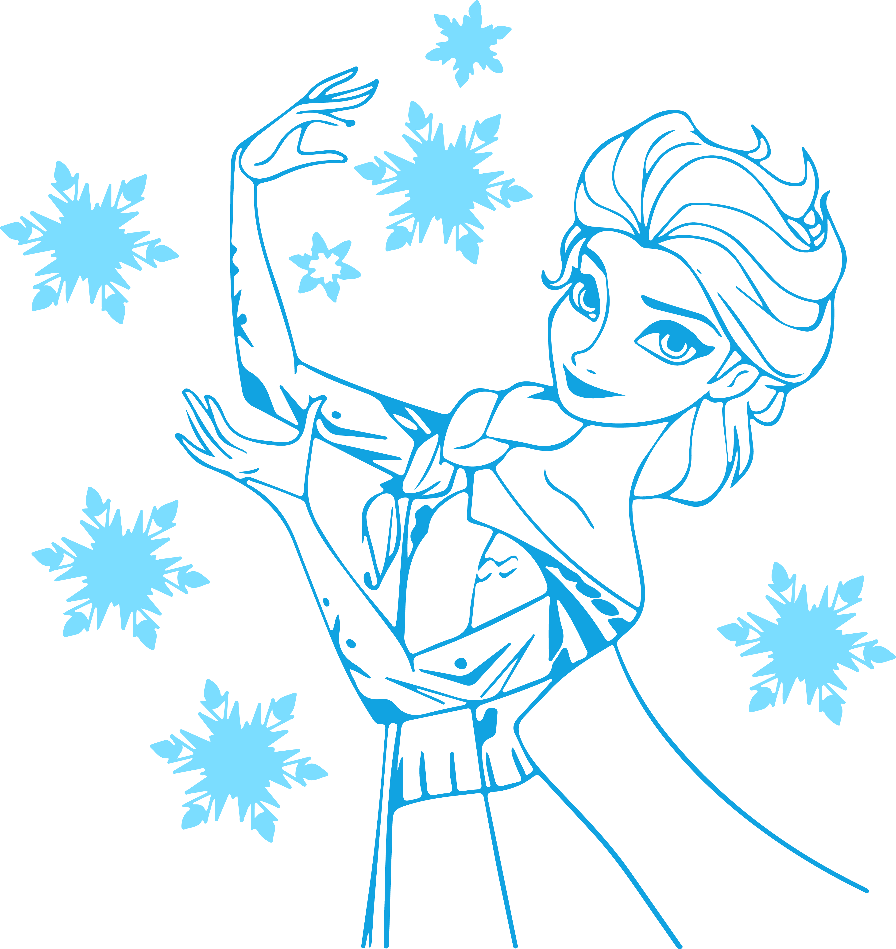 Frozen Outline, Frozen svg Bundle, Frozen Clipart, Frozen Si | Inspire ...