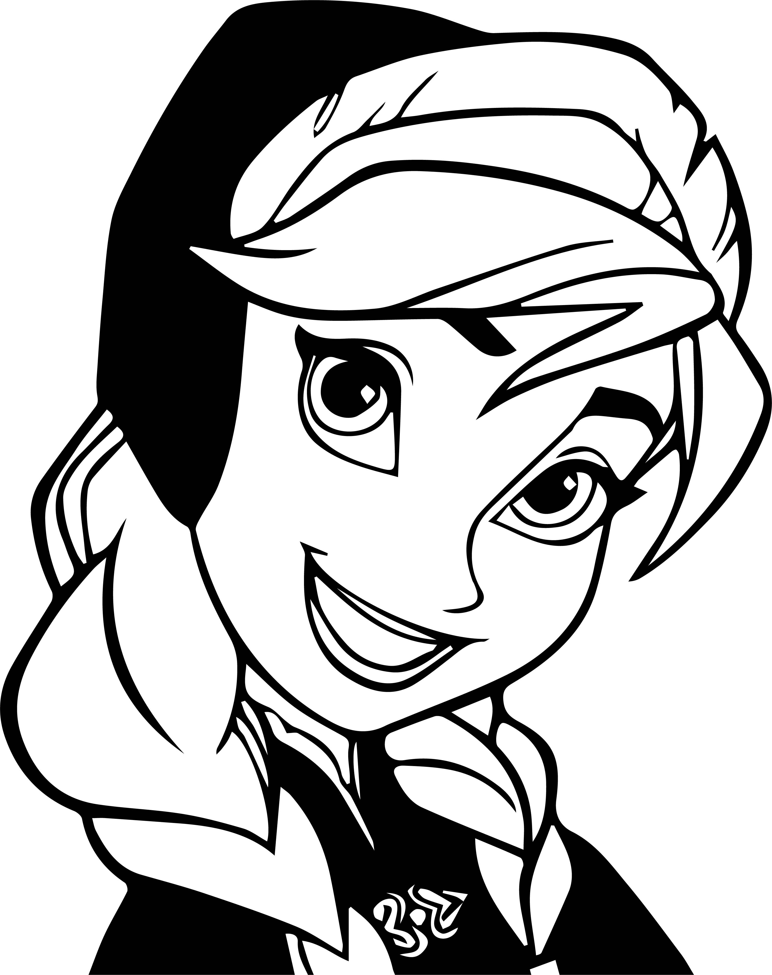 Frozen Outline, Frozen svg Bundle, Frozen Clipart, Frozen Si | Inspire ...