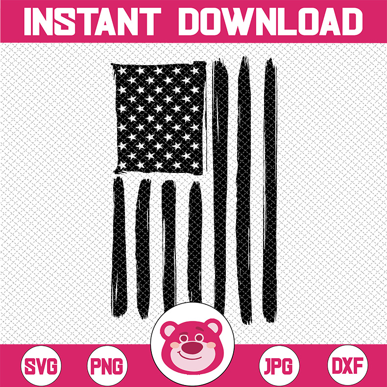 Distressed USA Flag svg,png,jpg,dxf,USA Flag,American flag s | Inspire ...
