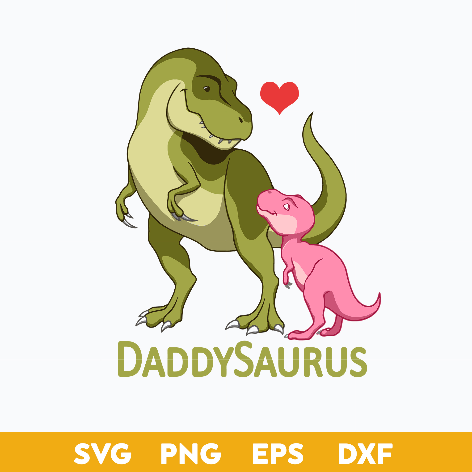 Daddysaurus Svg, Dinosaur Dad Svg, Father's Day Svg, Png Dxf - Inspire ...
