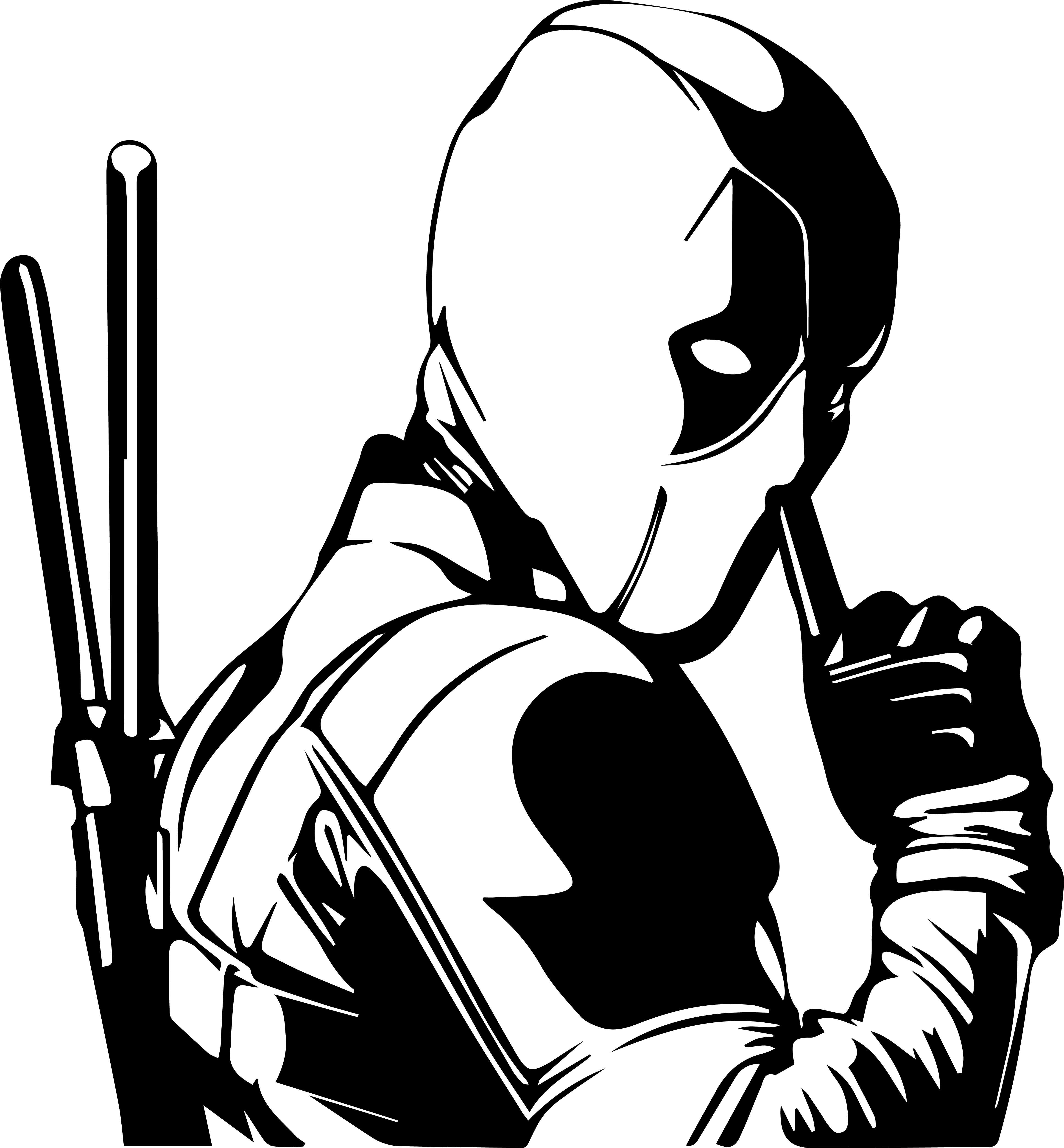 DeadPool Svg, DeadPool Png, DeadPool Layered Item, Deadpool | Inspire ...