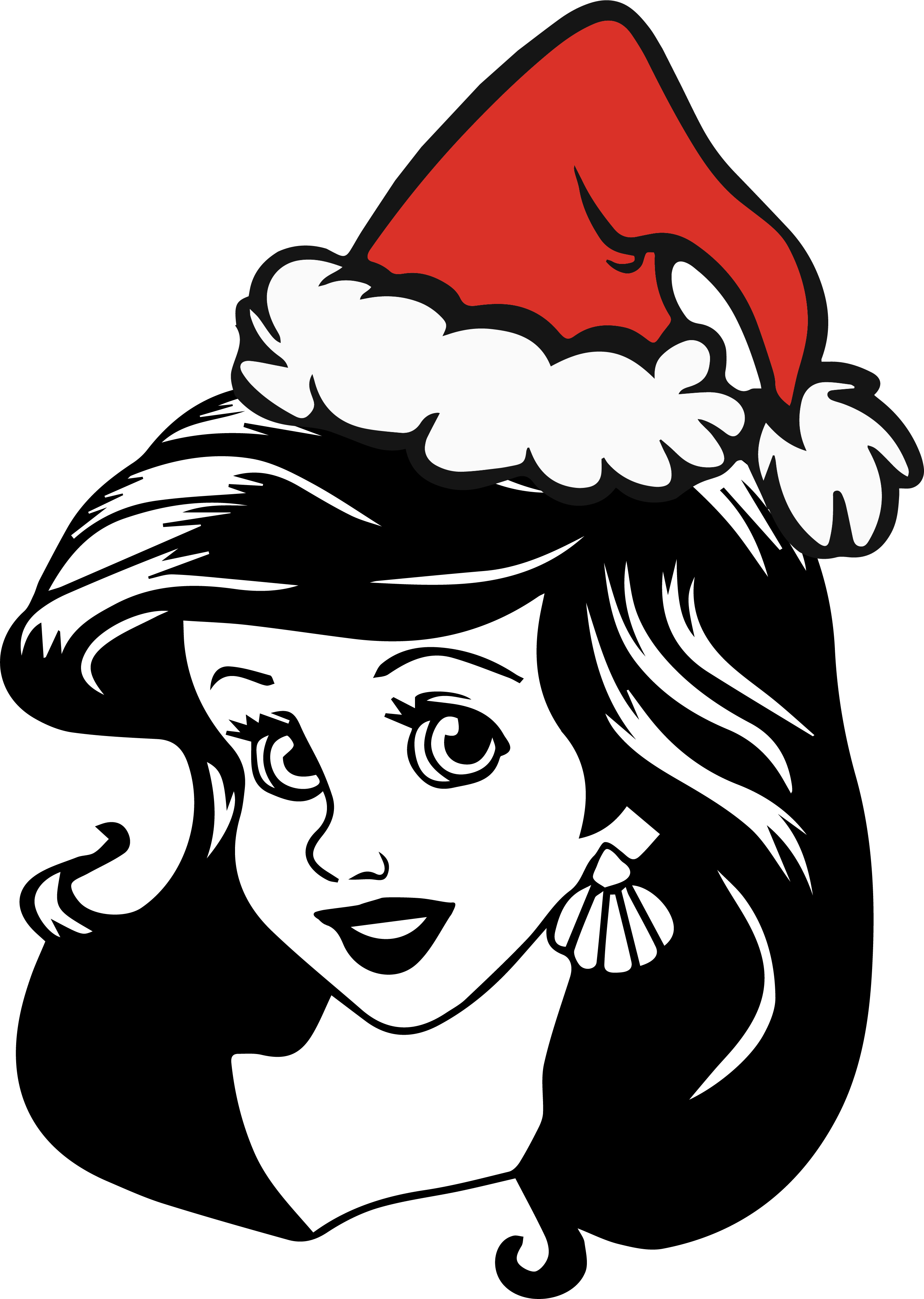 Disney princess SVG vector Files for print and cricut, Hobbi | Inspire ...