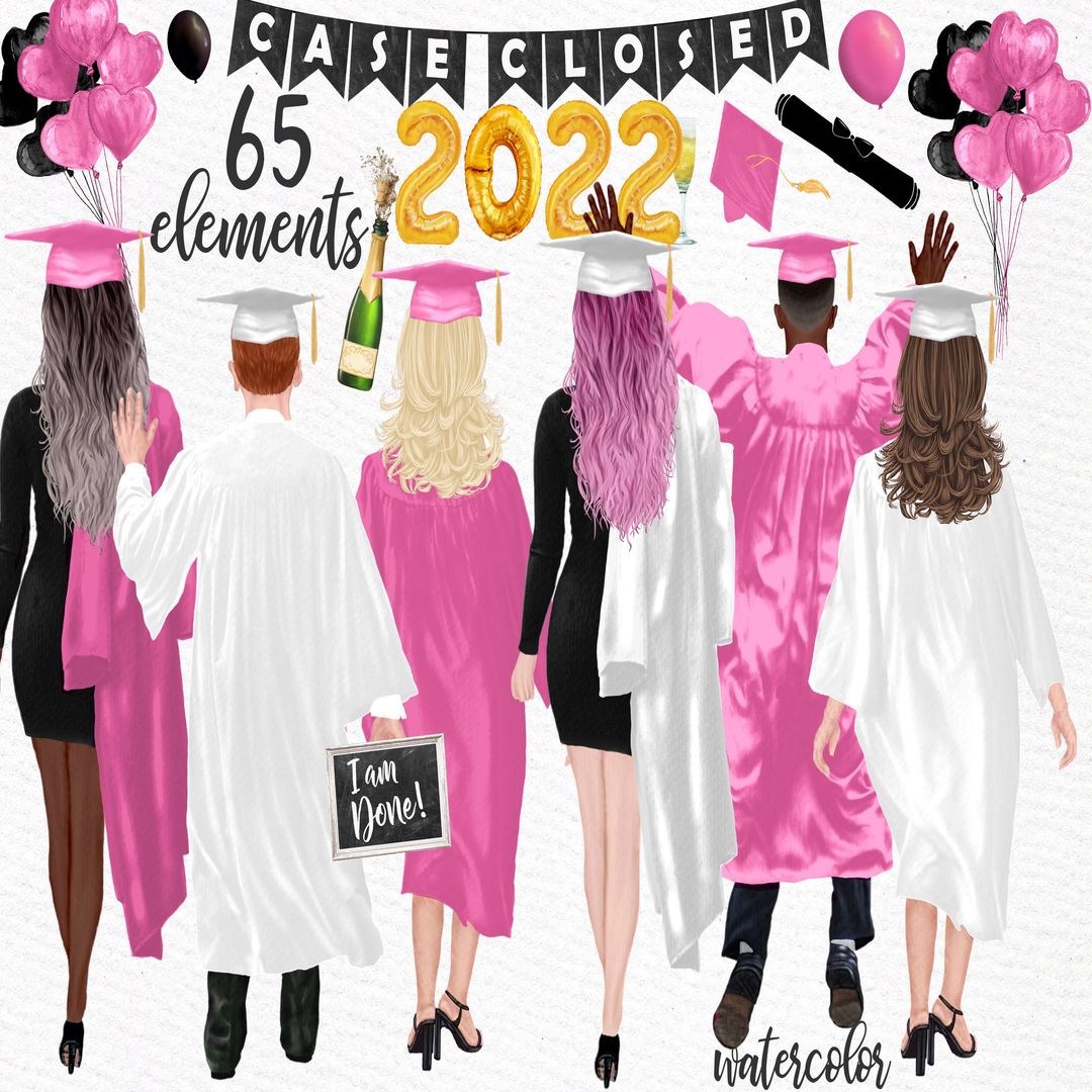 Graduation Clipart: "GRADUATING STUDENTS" Graduate Congrats - Inspire ...