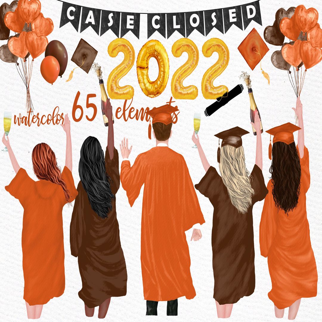 Graduation Clipart: "GRADUATING STUDENTS" Graduate Congrats | Inspire ...