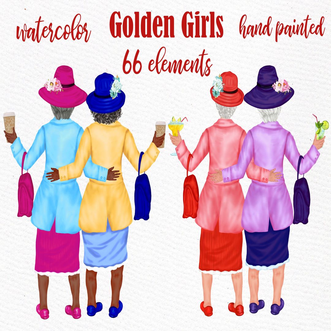 Old Ladies clipart: "GOLDEN LADIES CLIPART" Granny clipart O - Inspire ...