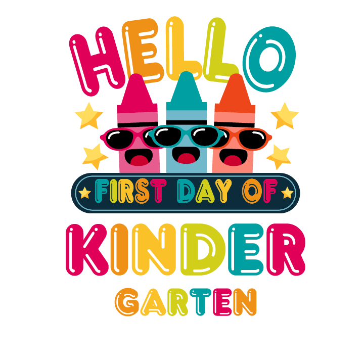 Hello First Day Of School Sticker svg | Inspire Uplift