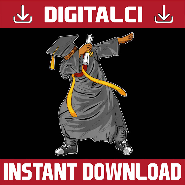 Dabbing Graduation Class Of 2022 Black Senior Kids Last Day - Inspire ...