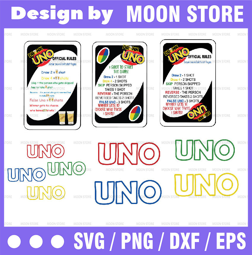 Combo 3 Drunk Card And 4 Drunk Logo /Drink Card / Drunk Game - Inspire ...