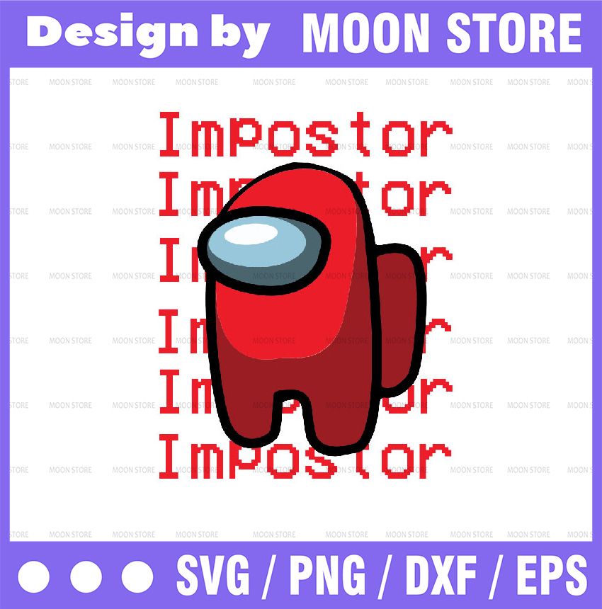Among Us Impostor Svg, Funny Video Game, Among Us Svg, Gamer | Inspire ...
