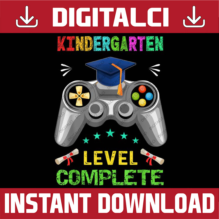 Kindergarten Level Complete Graduation class 2022 gamer Last - Inspire ...