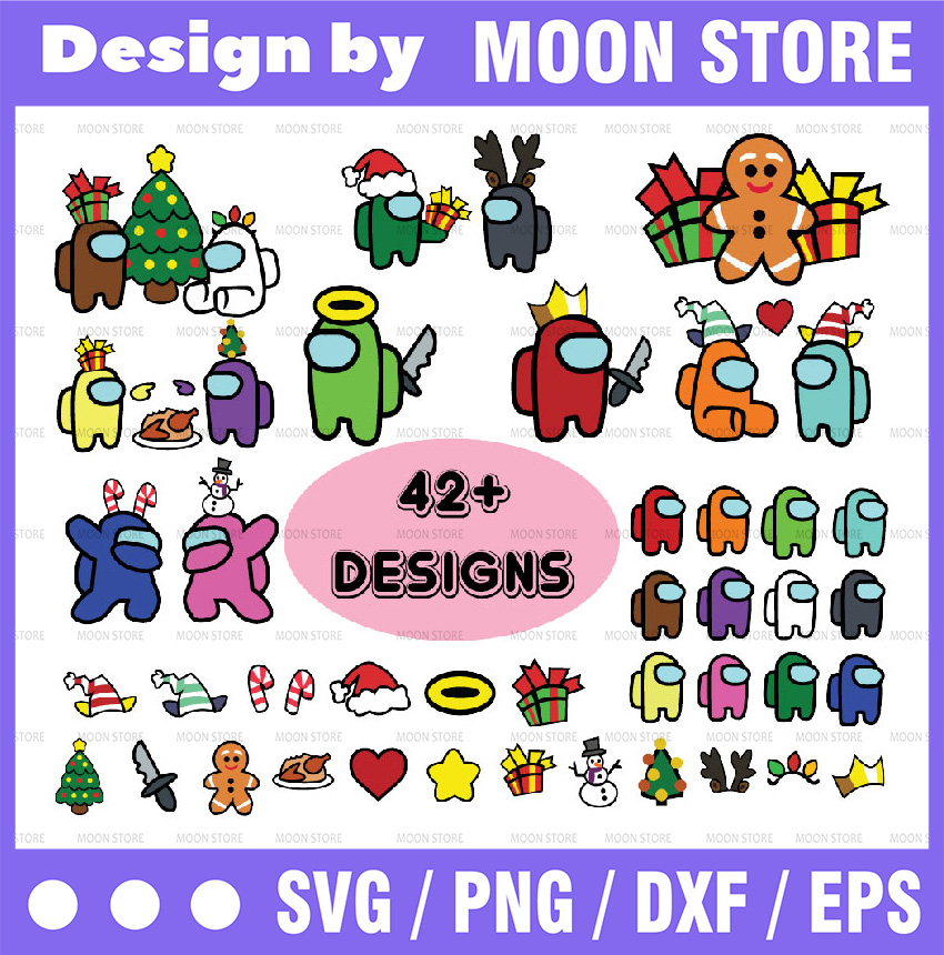 42 Among Us Christmas Party SVG | Among Us svg SVG | Cute A | Inspire ...