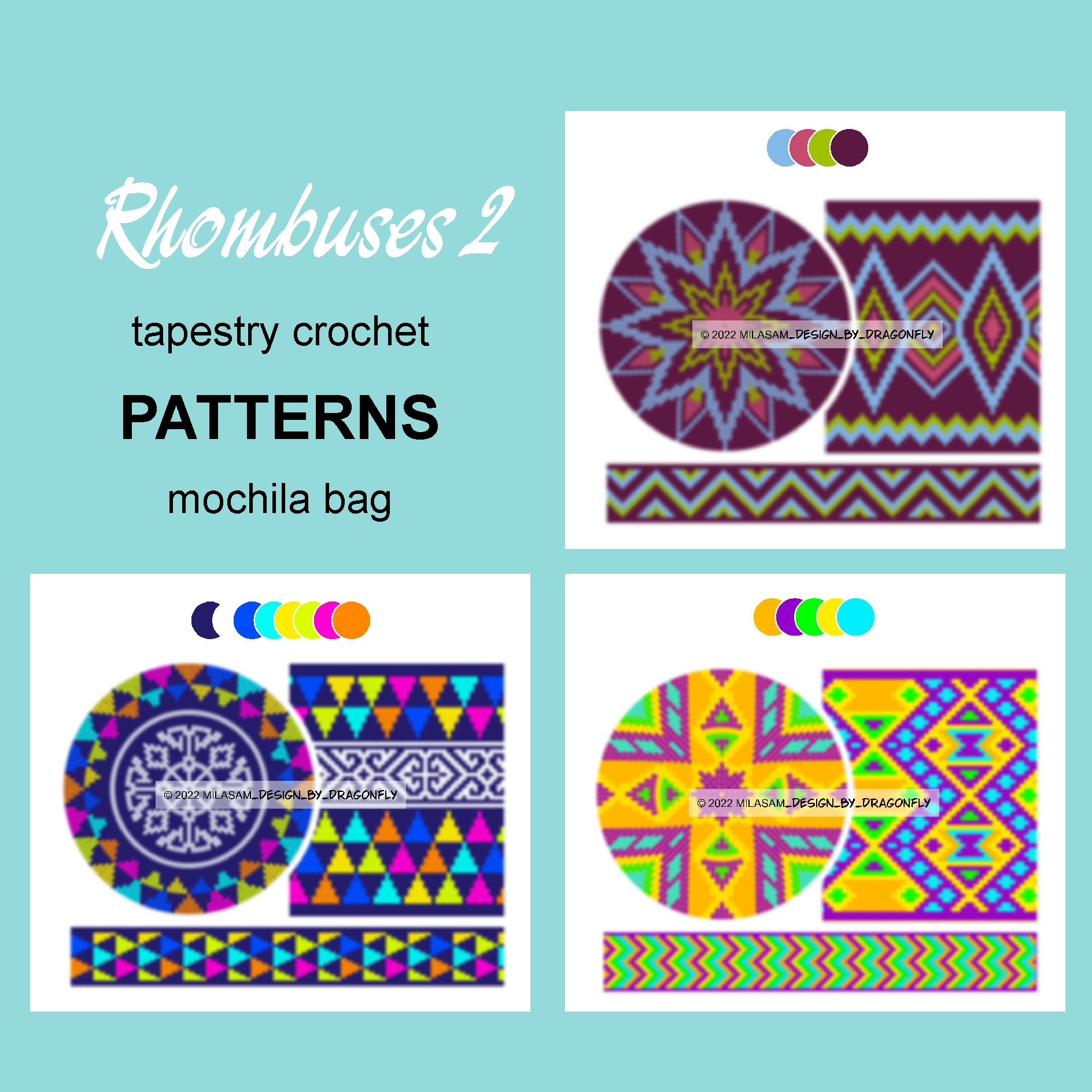 Wayuu mochila bag patterns / Set Africa | Inspire Uplift