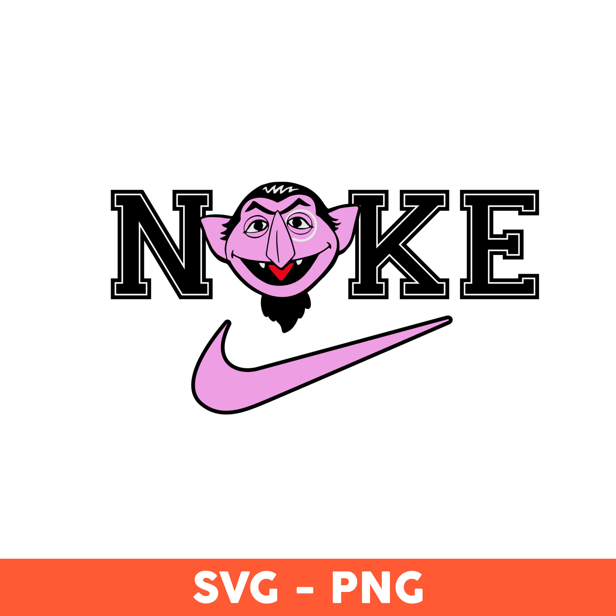 Nike Sesame Monster Svg, Nike Logo Svg,Sesame Monster Svg, | Inspire Uplift