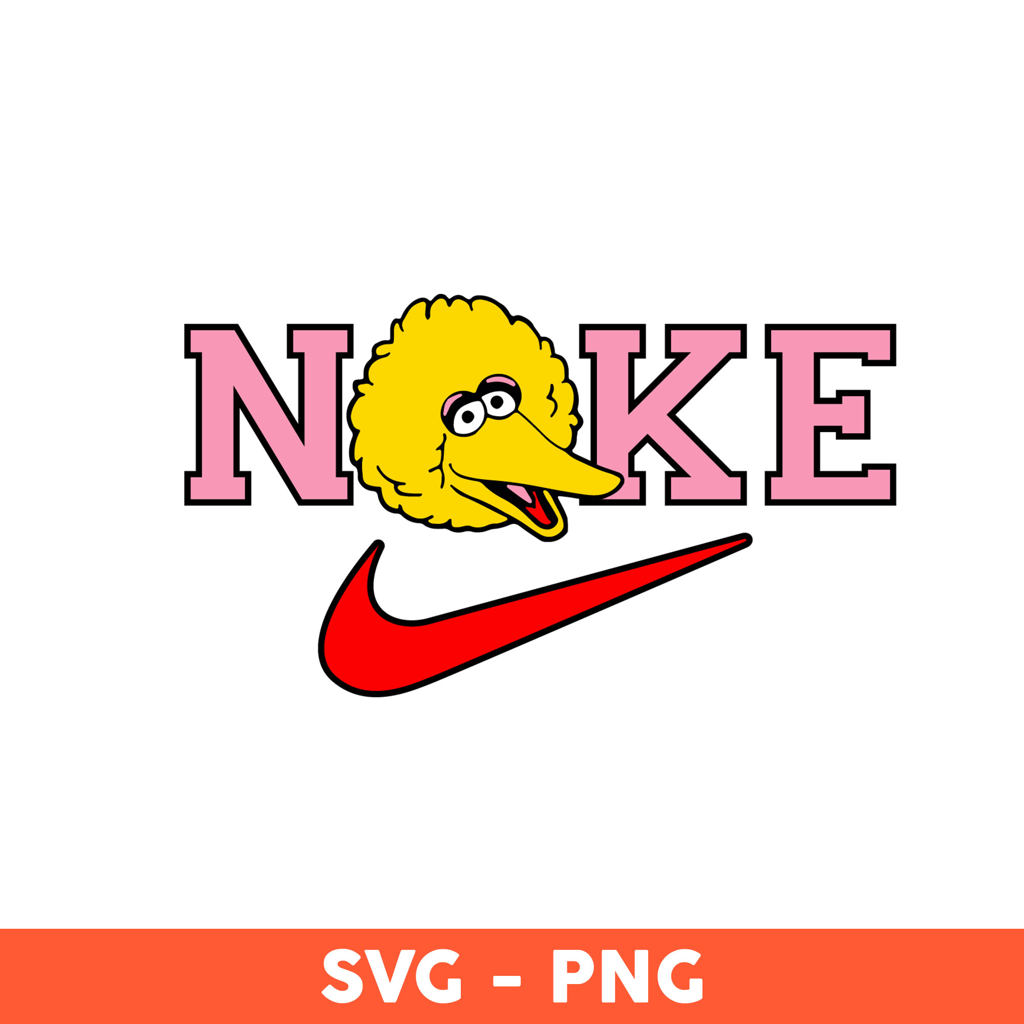 Nike Sesame Monster Svg, Nike Logo Svg, Monster Friends Svg - Inspire ...