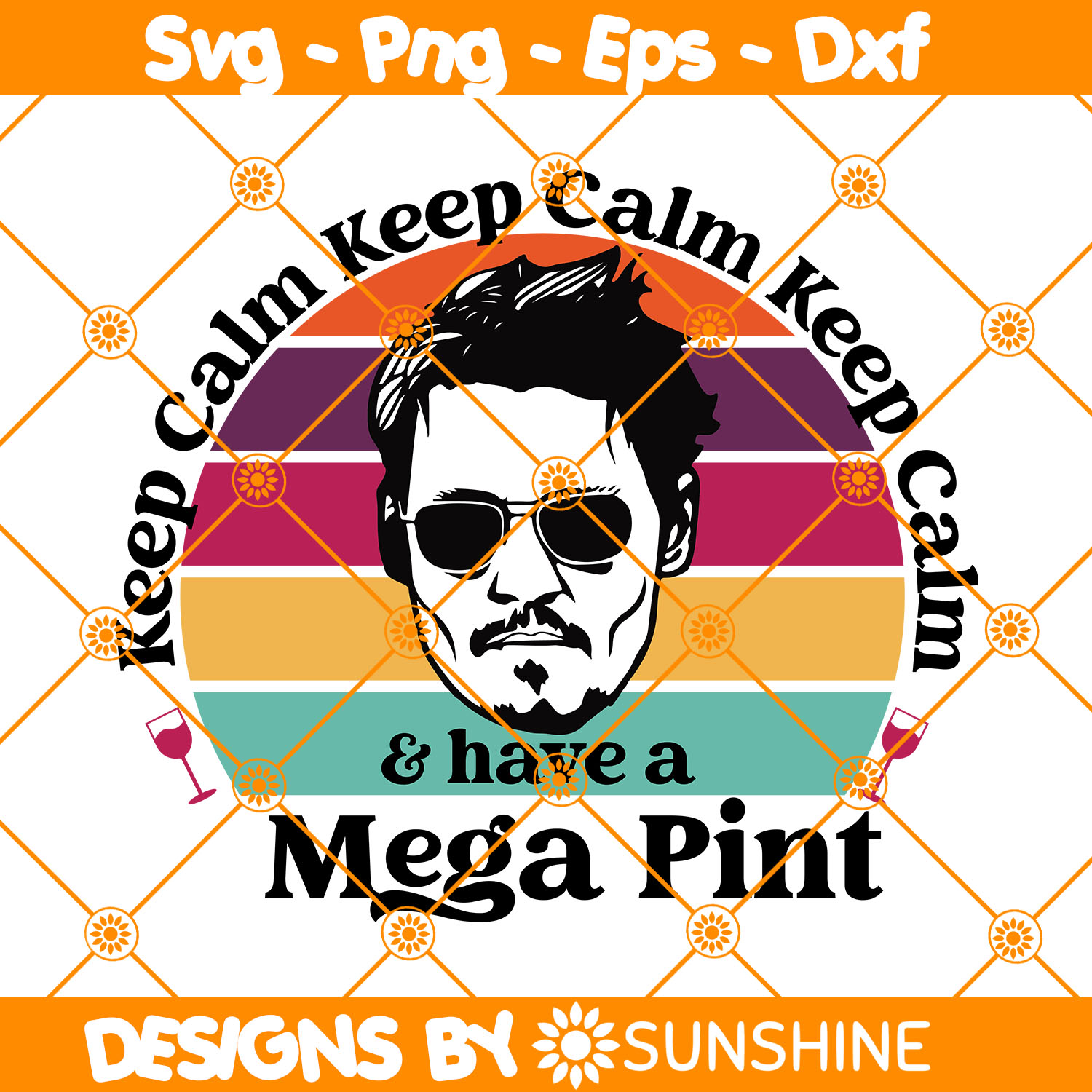 Johnny Depp Mega Pint svg, Justice for Johnny Svg, Funny Jo | Inspire ...