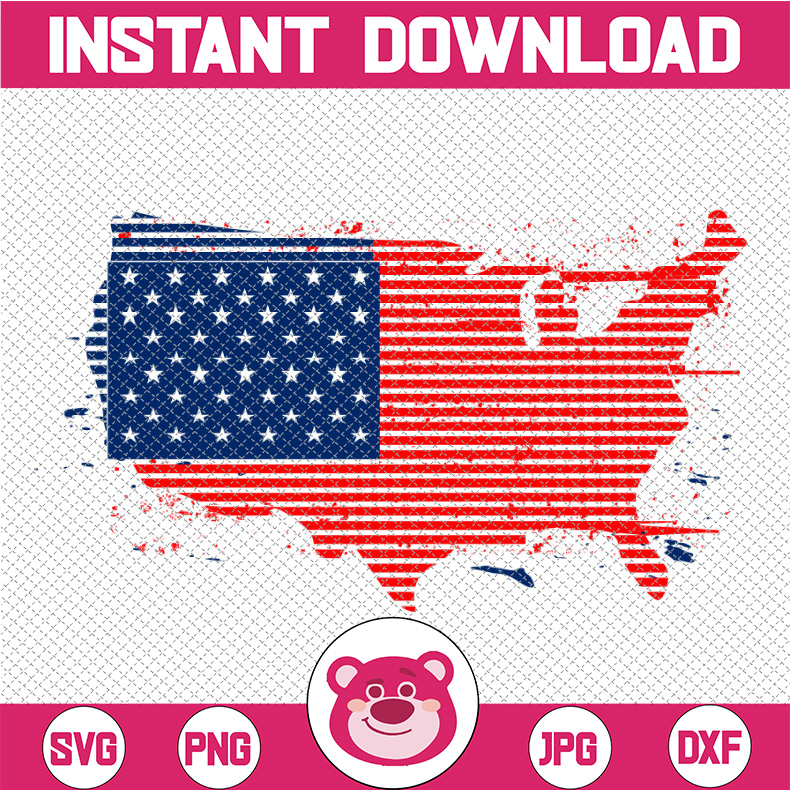 American Flag USA PNG- United States Map- 4th of July - Inde | Inspire ...