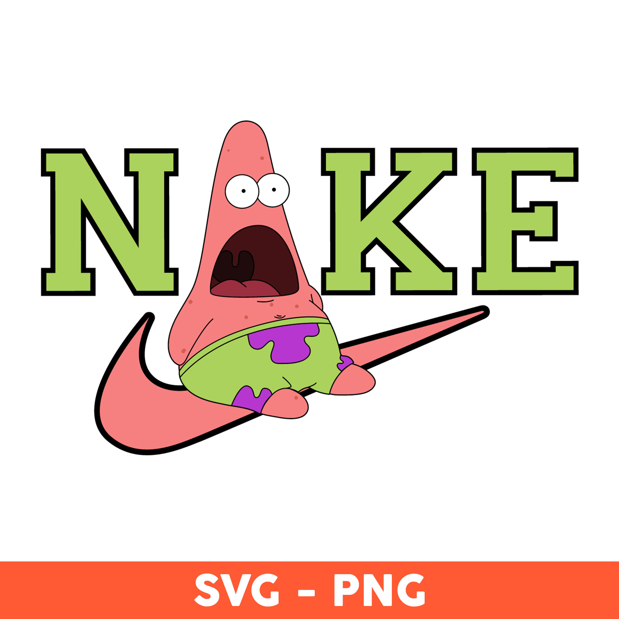 Nike Patrick Star Logo Svg, Nike Logo Svg, Patrick Star Svg, | Inspire ...