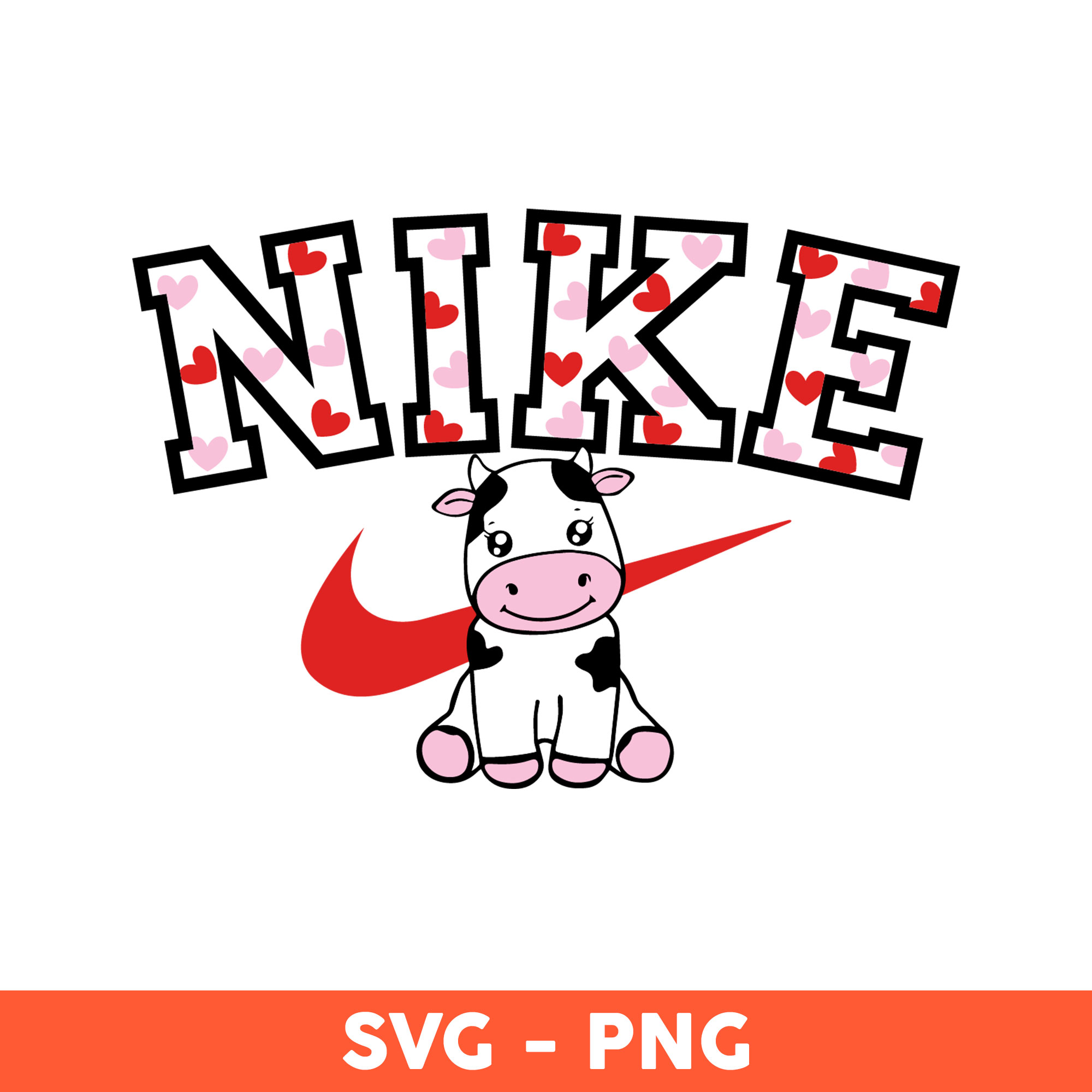 Dairy Cow Nike Svg, Nike Logo Svg, Dairy Cow Svg, Cow Svg, N | Inspire ...